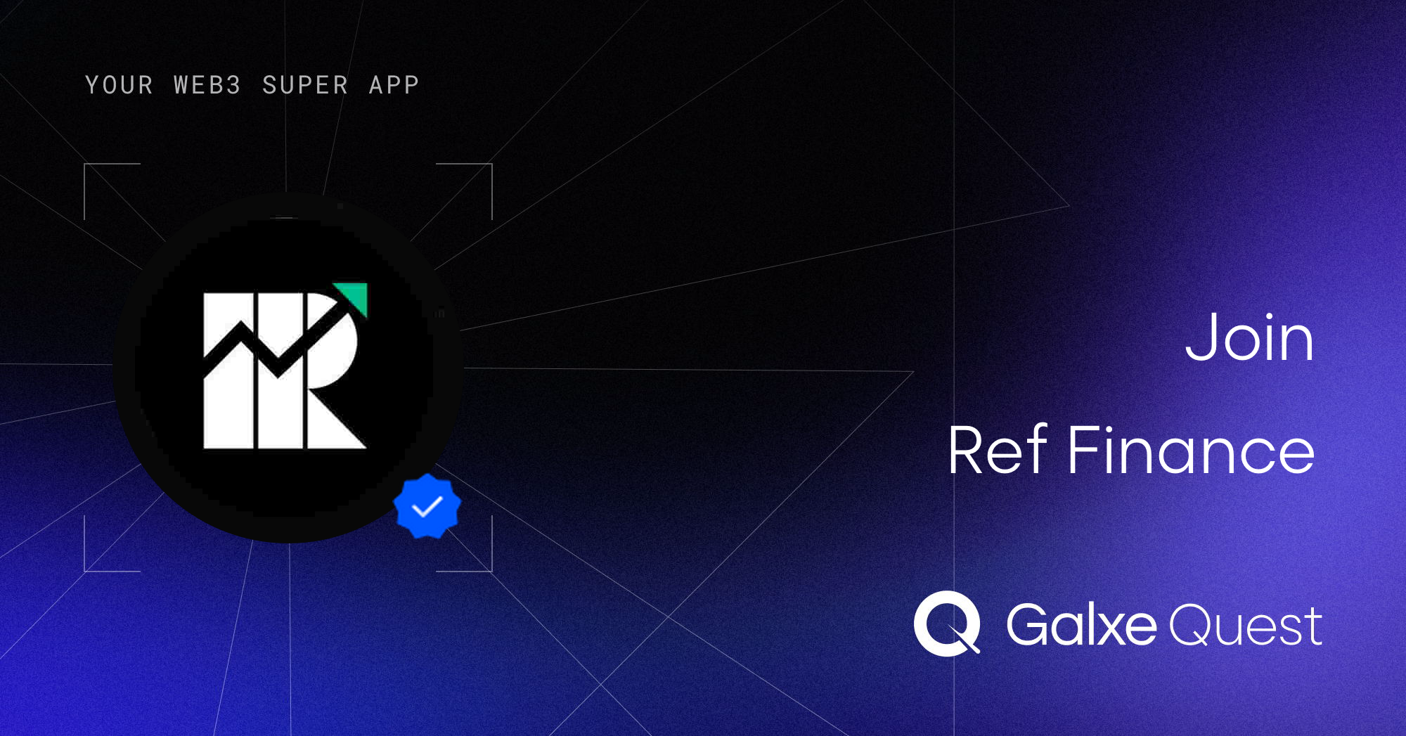 Join Ref Finance on Galxe Quest