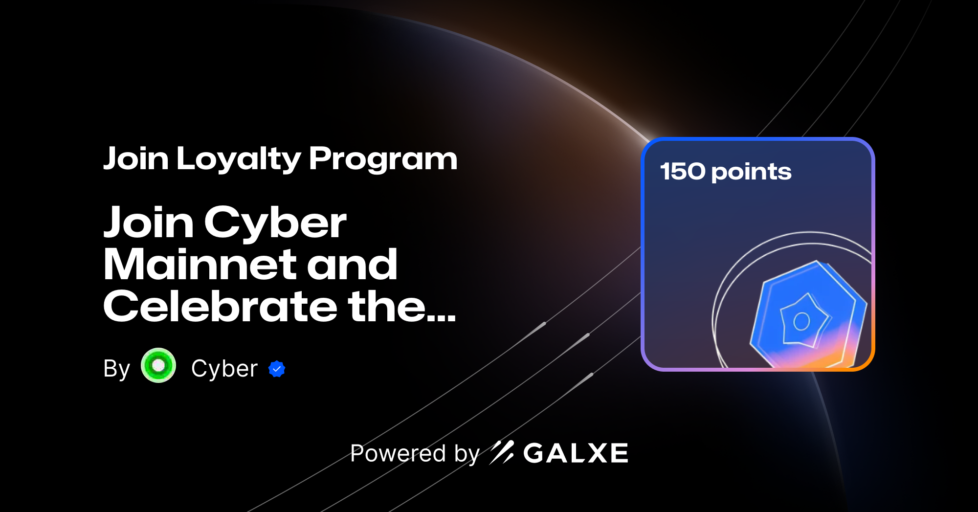 Join Cyber Mainnet and Celebrate the Rebranding by Cyber | Galxe Quest