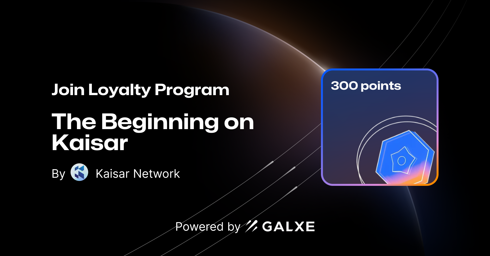 The Beginning on Kaisar by Kaisar Network | Galxe Quest