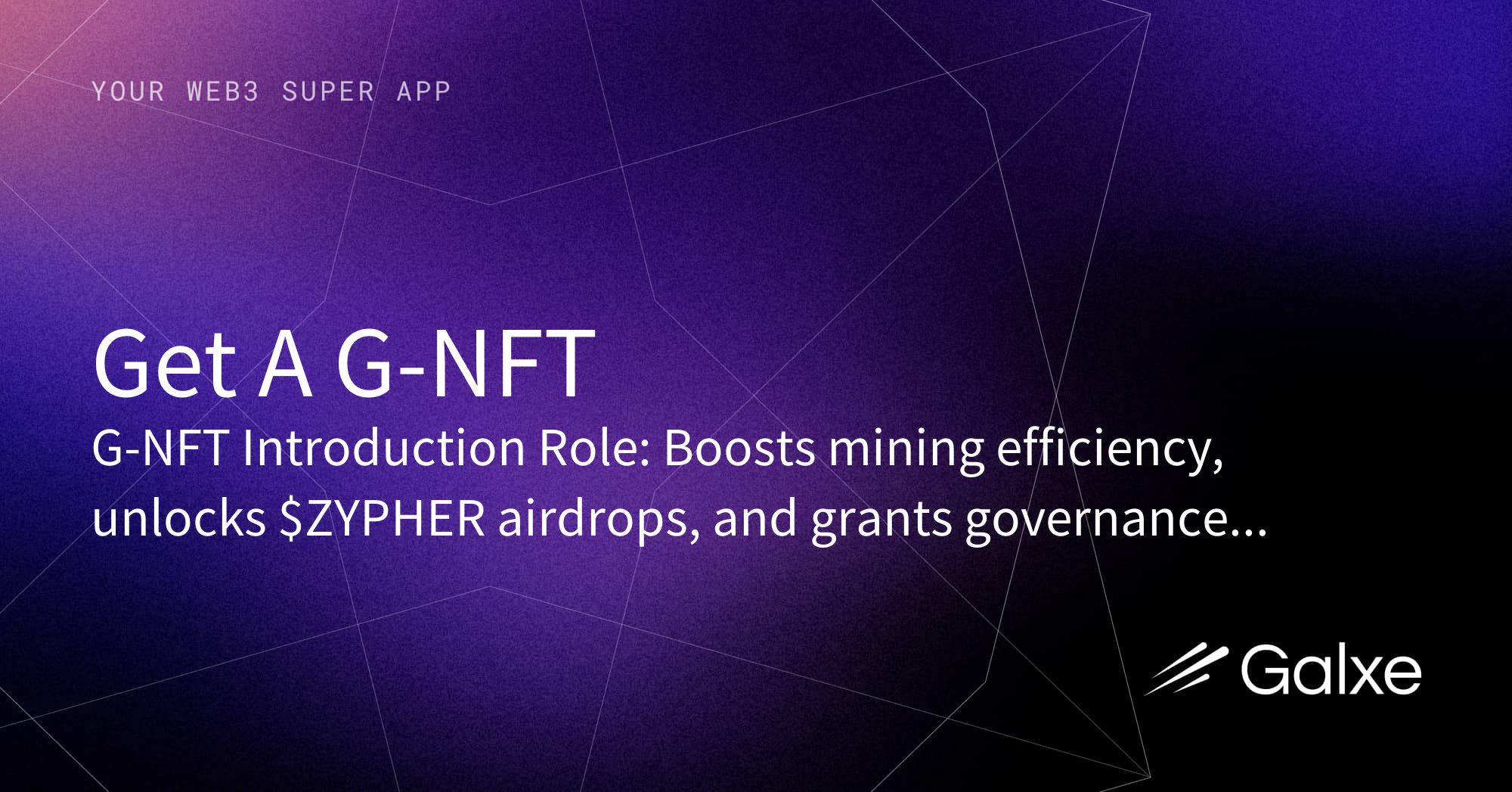 Get A G-NFT Credential | Galxe