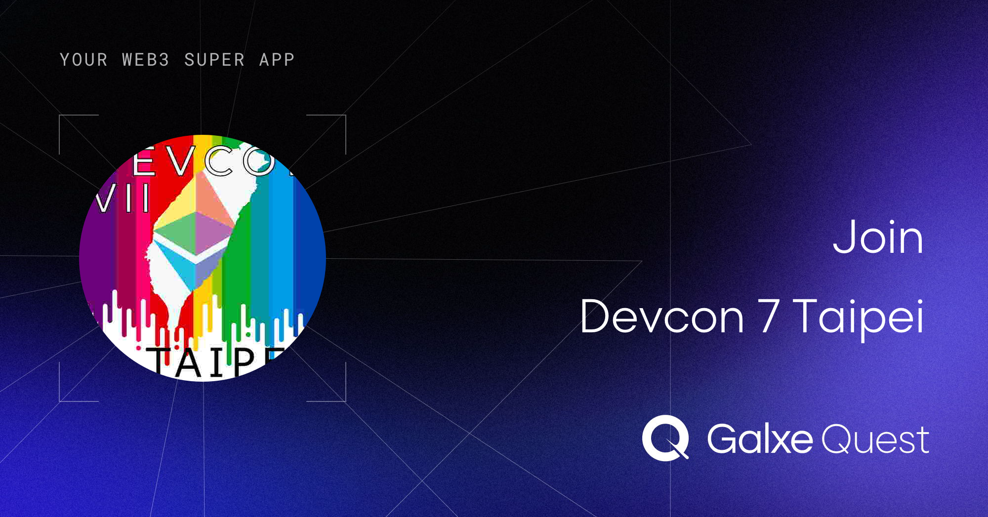 Join Devcon 7 Taipei on Galxe Quest