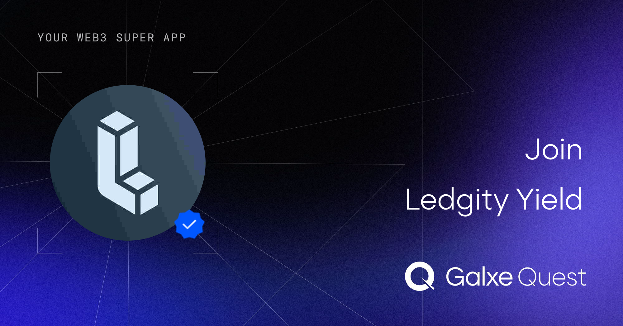 Join Ledgity Yield on Galxe Quest