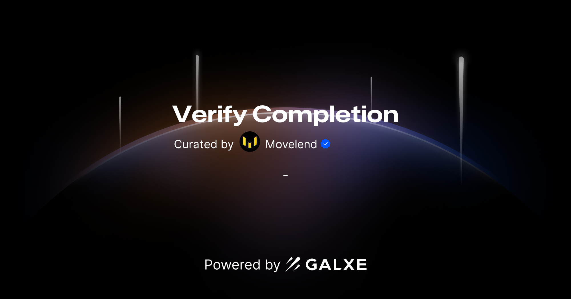 Verify Completion Credential | Galxe