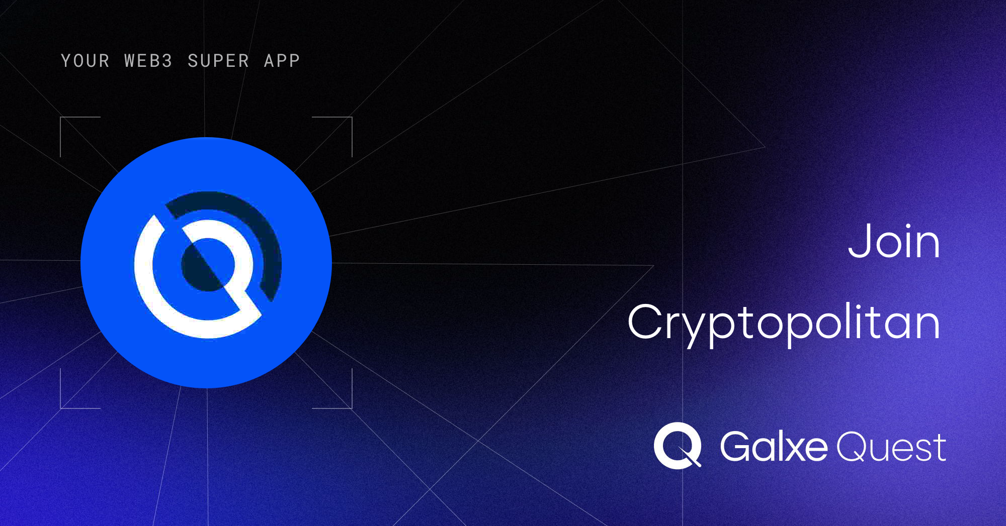 Join Cryptopolitan on Galxe Quest