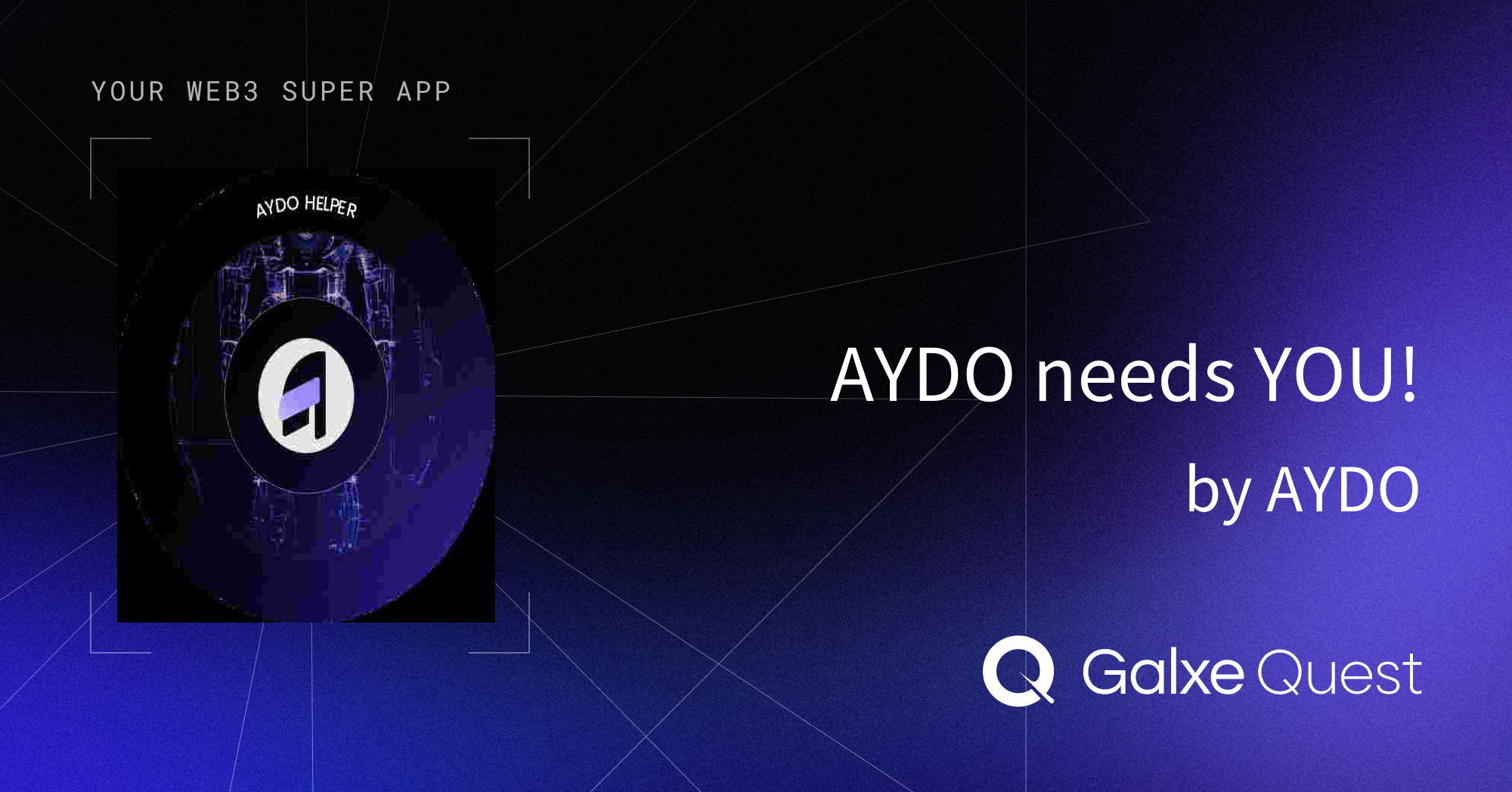 AYDO needs YOU! by AYDO | Galxe Quest