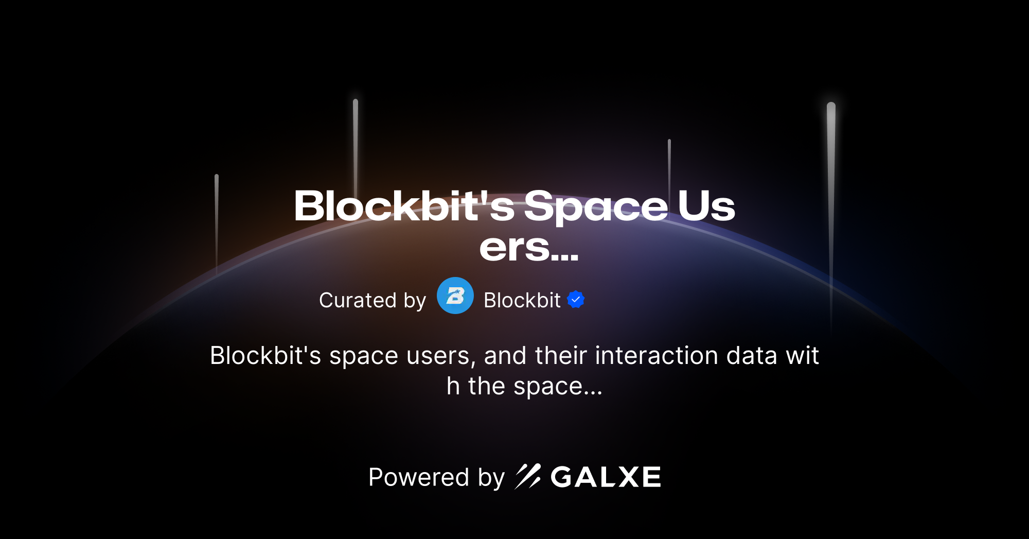Blockbit's Space Users Credential | Galxe