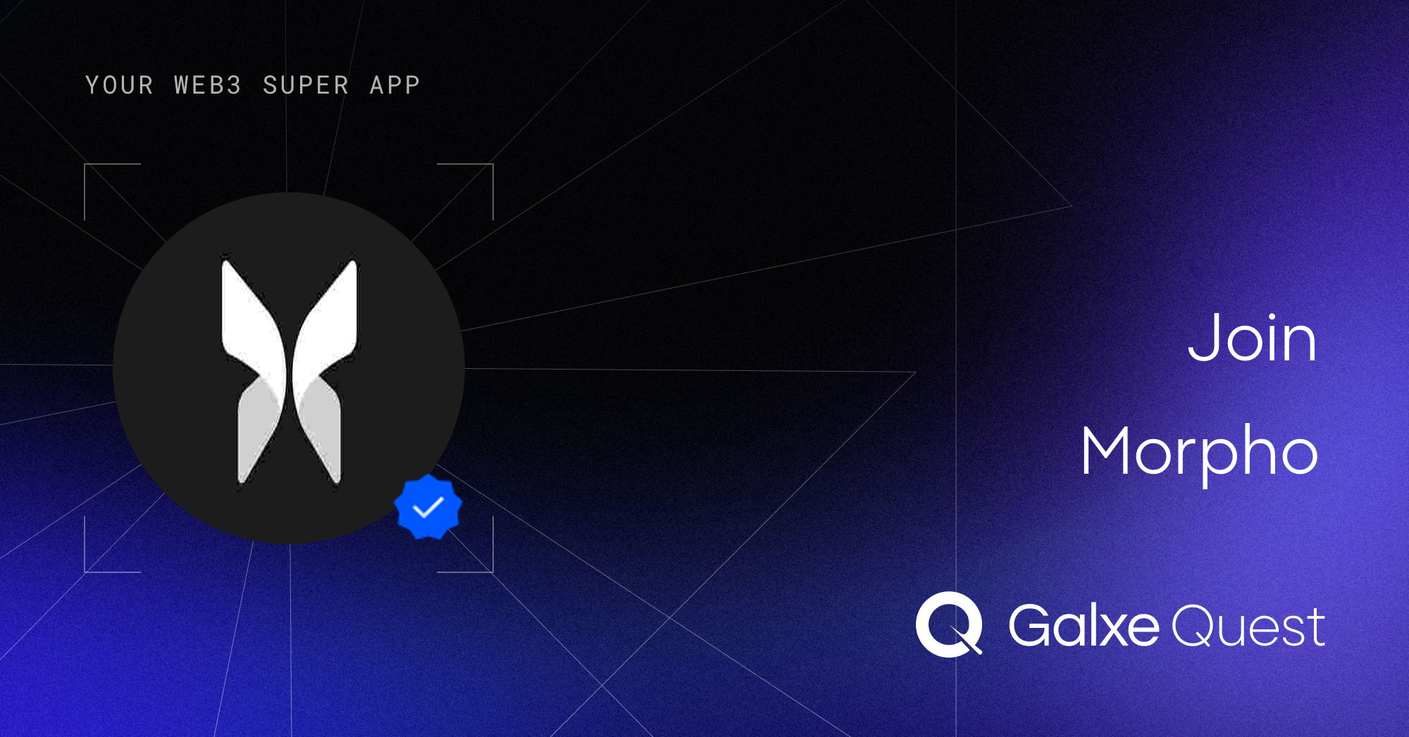 Join Morpho on Galxe Quest
