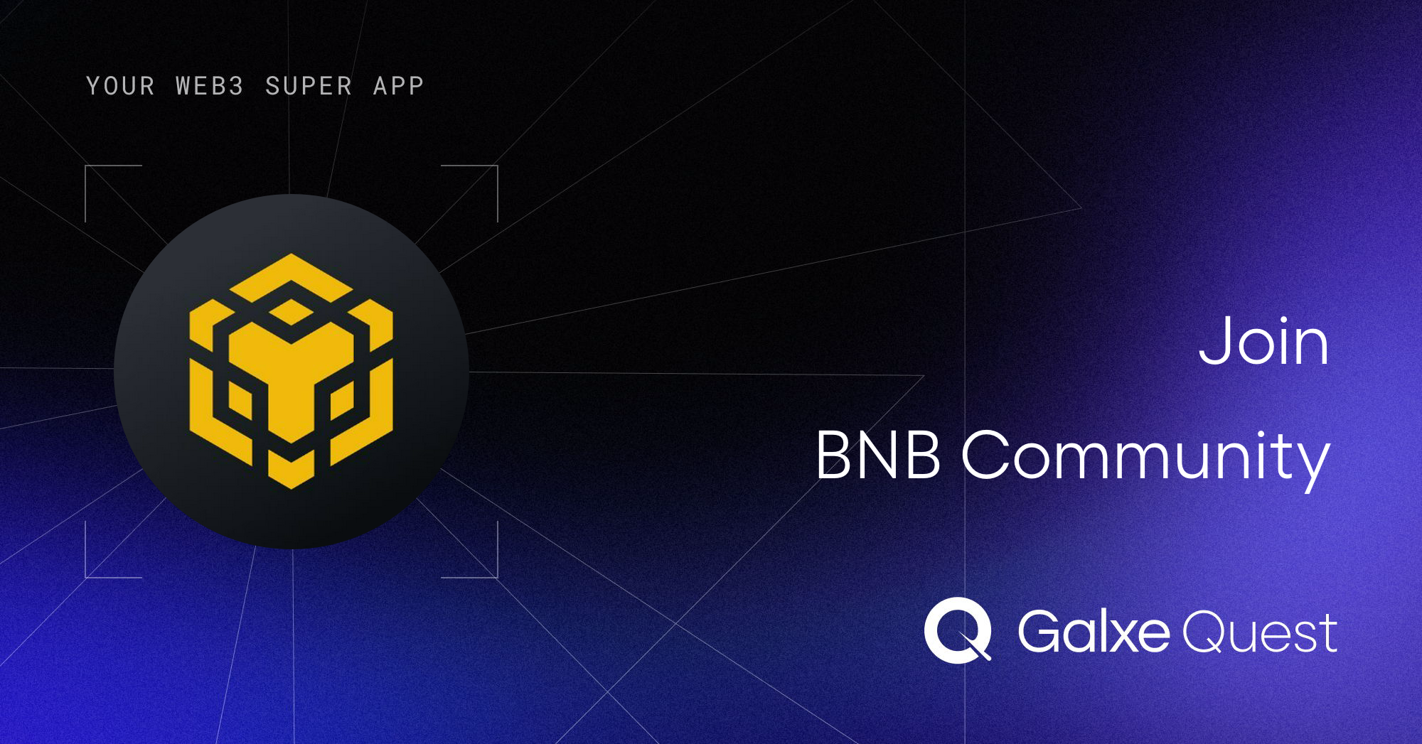 Join BNB Community on Galxe Quest
