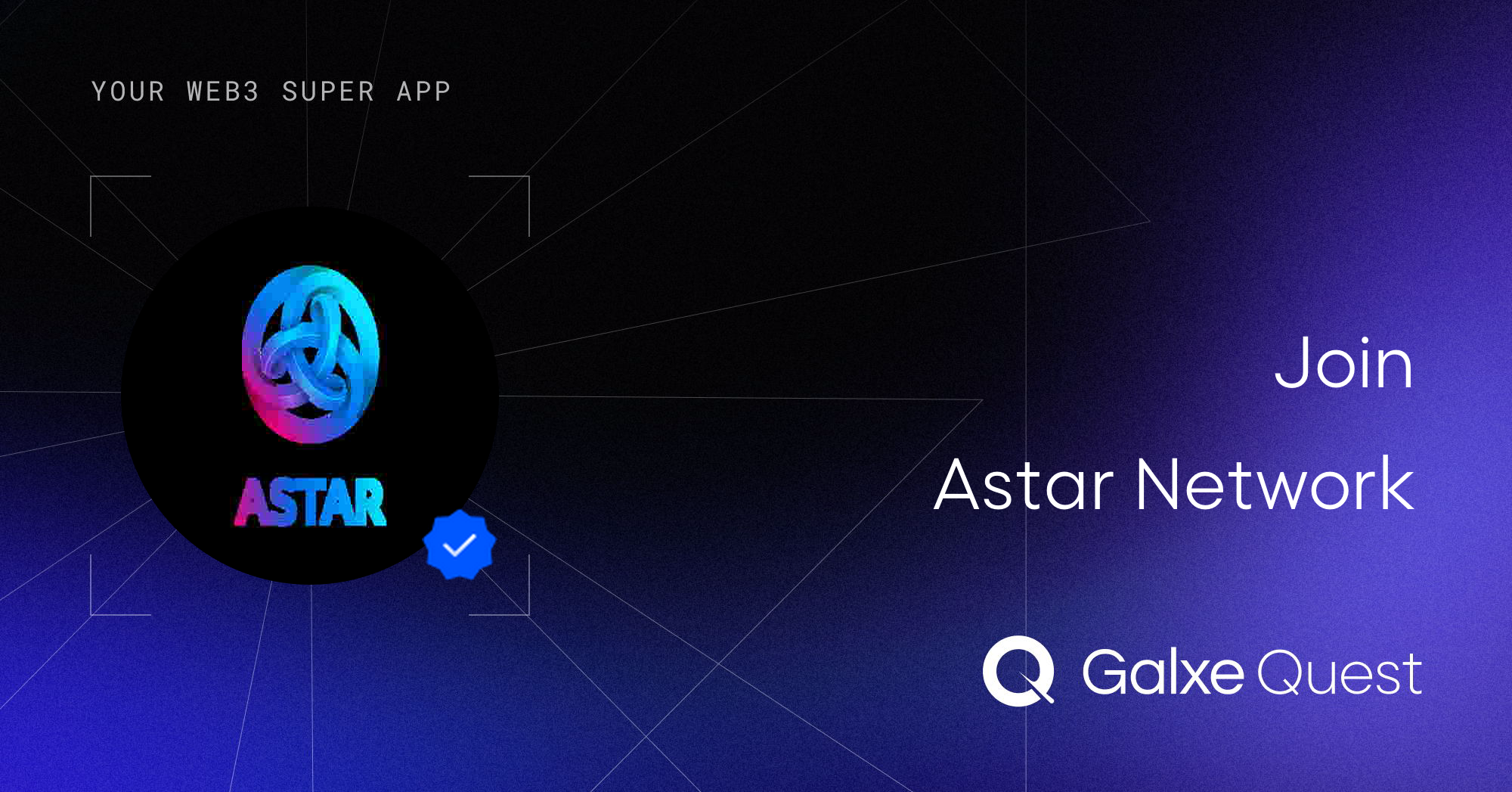 Join Astar Network on Galxe Quest