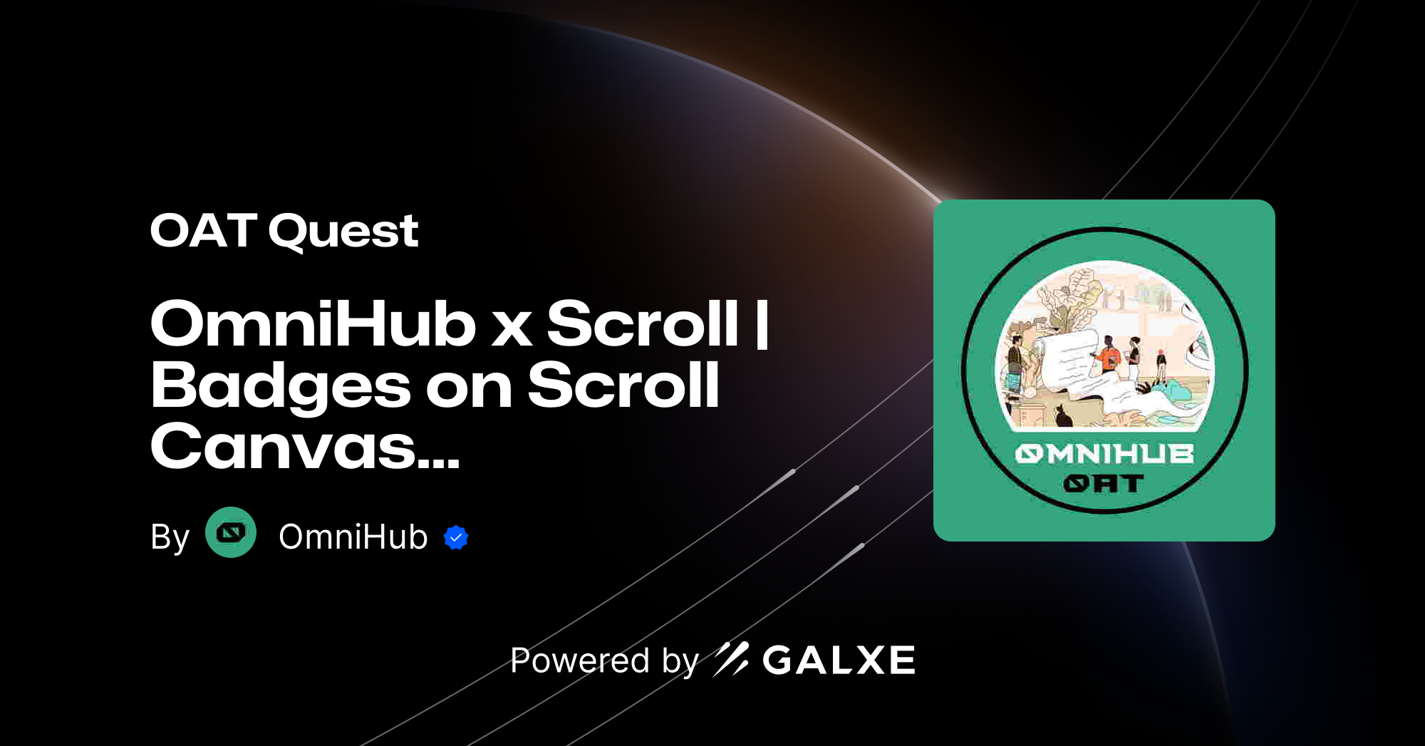 OmniHub x Scroll | Badges on Scroll Canvas by OmniHub | Galxe Quest