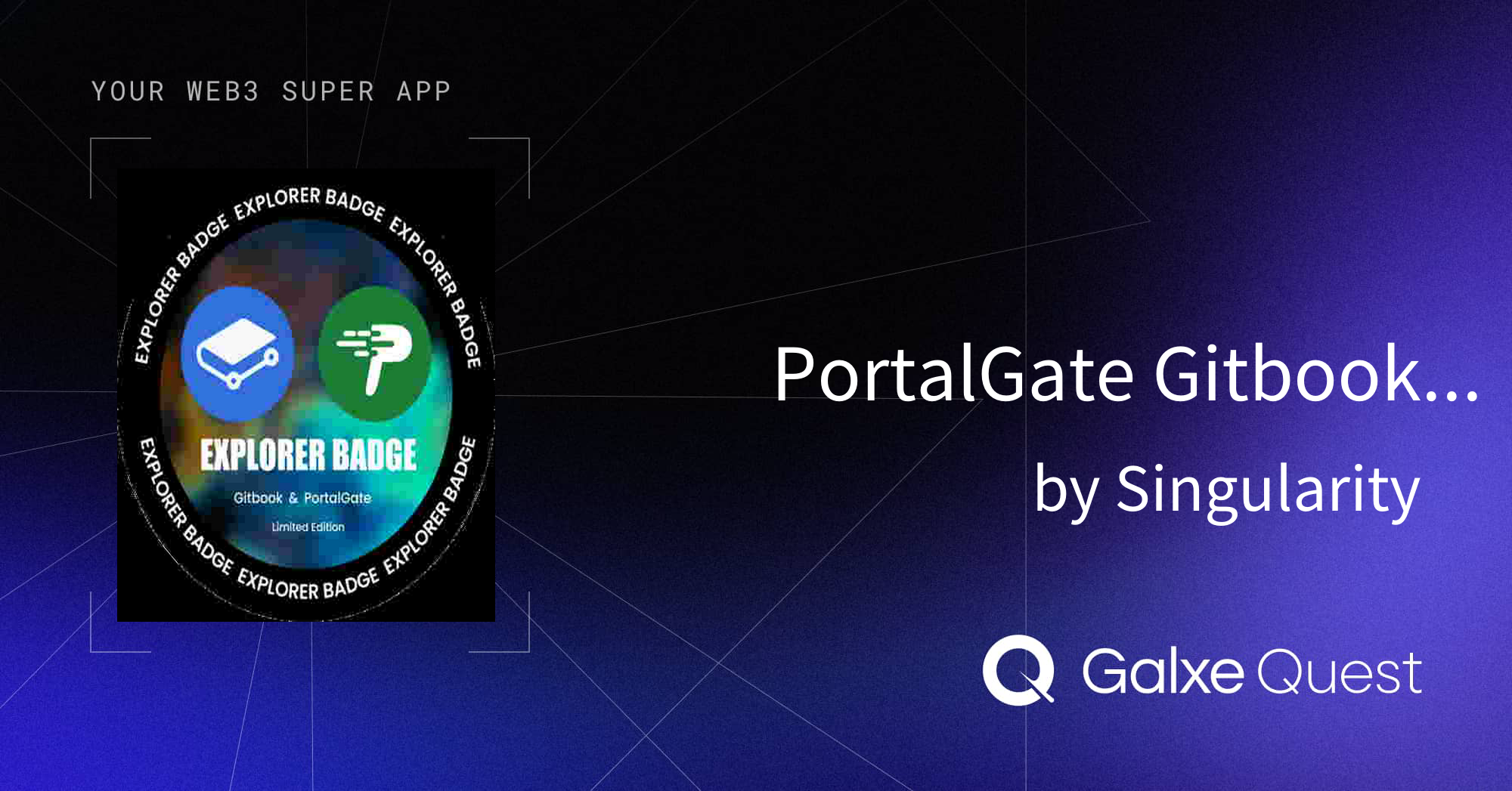 PortalGate Gitbook Explorer by Singularity | Galxe Quest