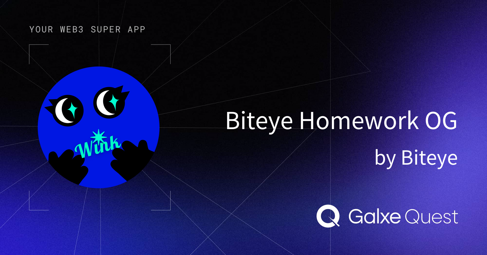 Biteye Homework OG by Biteye | Galxe Quest