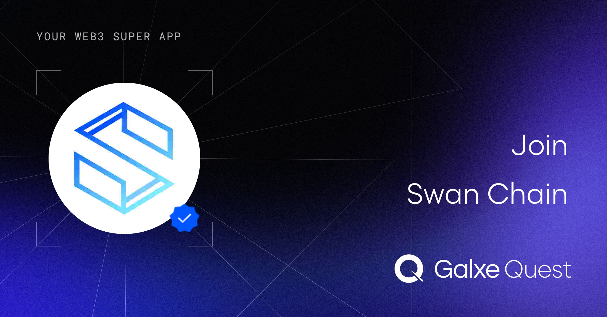 Join Swan Chain on Galxe Quest