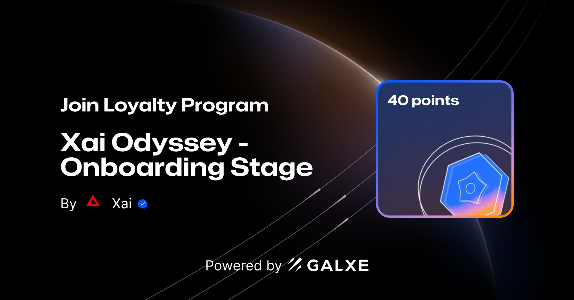 Xai Odyssey - Onboarding Stage by Xai | Galxe Quest