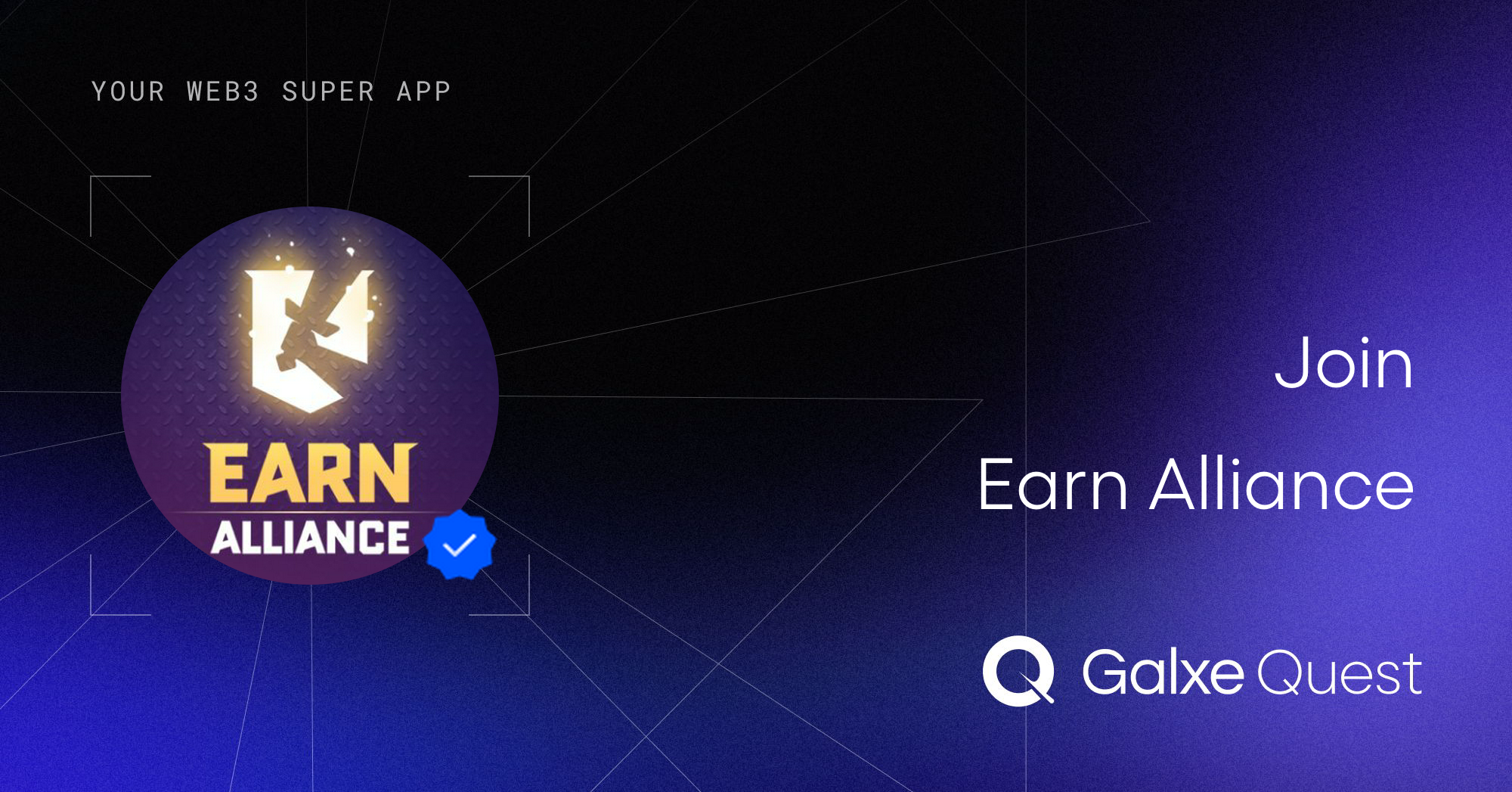 Join Earn Alliance on Galxe Quest