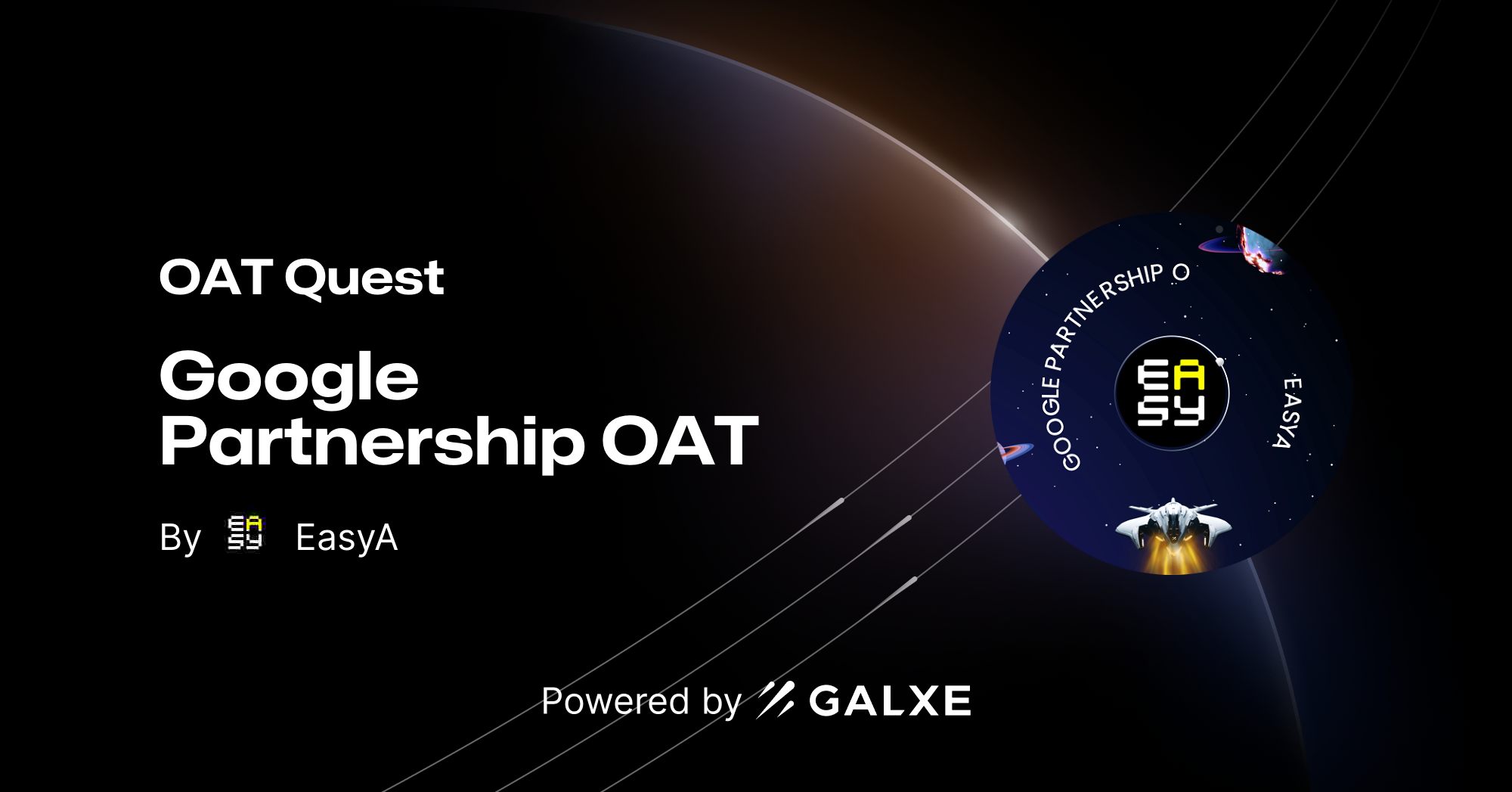 Google Partnership OAT by EasyA | Galxe Quest