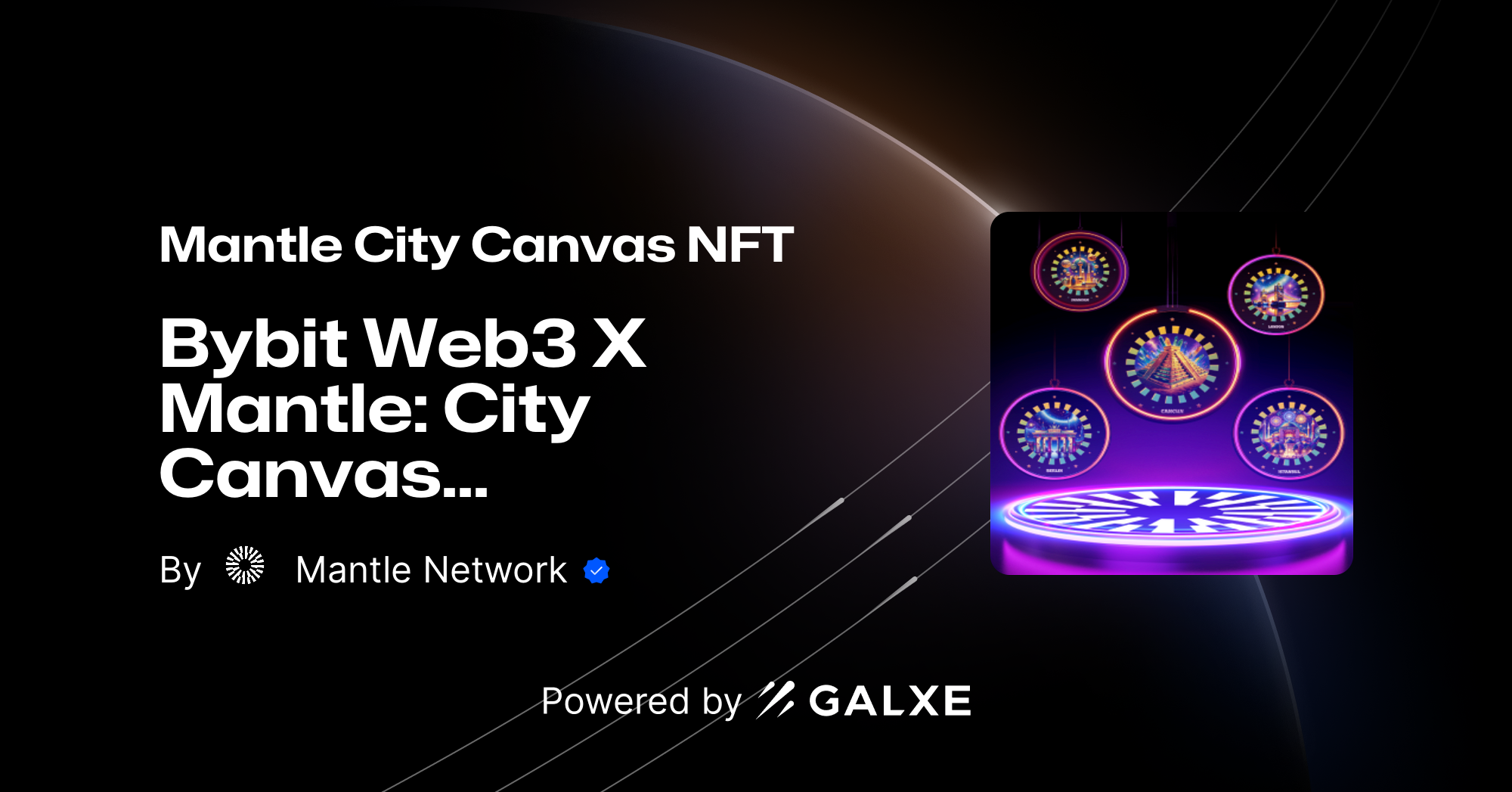Bybit Web3 X Mantle: City Canvas by Mantle Network | Galxe Quest