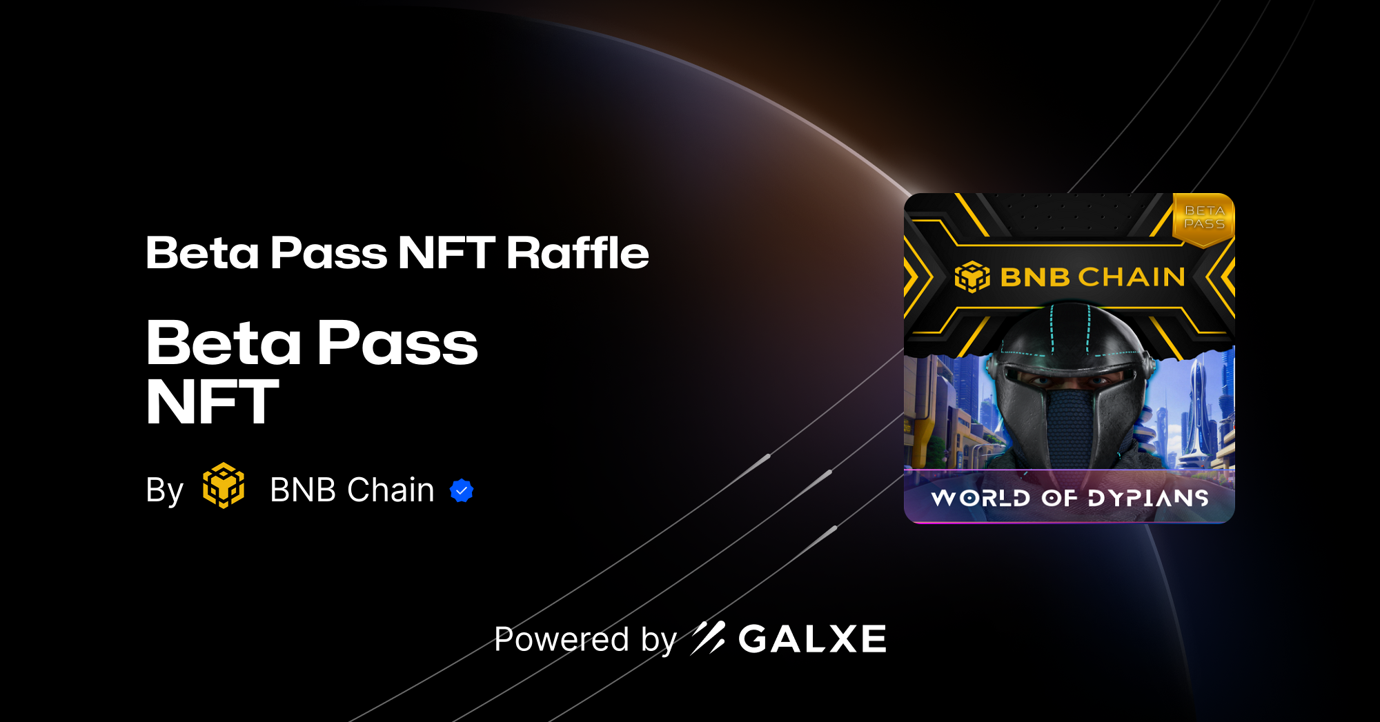 Beta Pass NFT抽獎活動 by BNB Chain | Galxe Quest