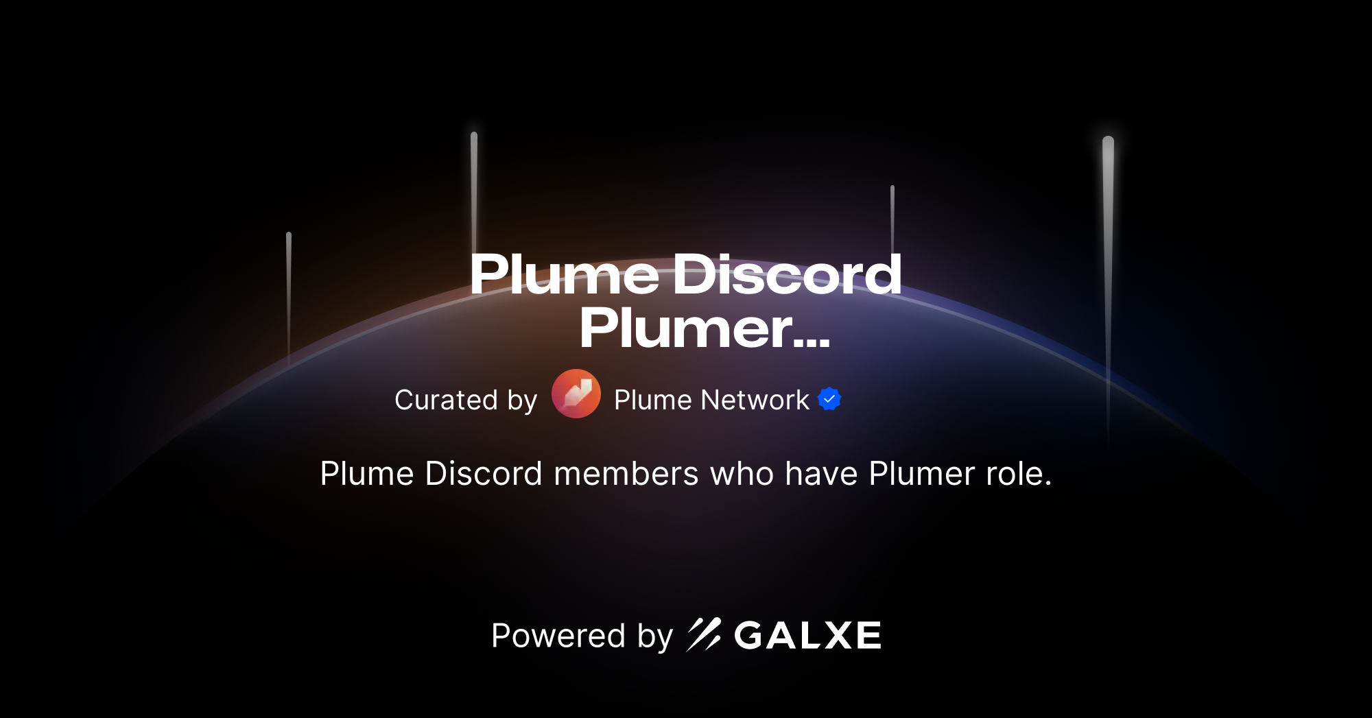 Plume Discord Plumer Credential | Galxe