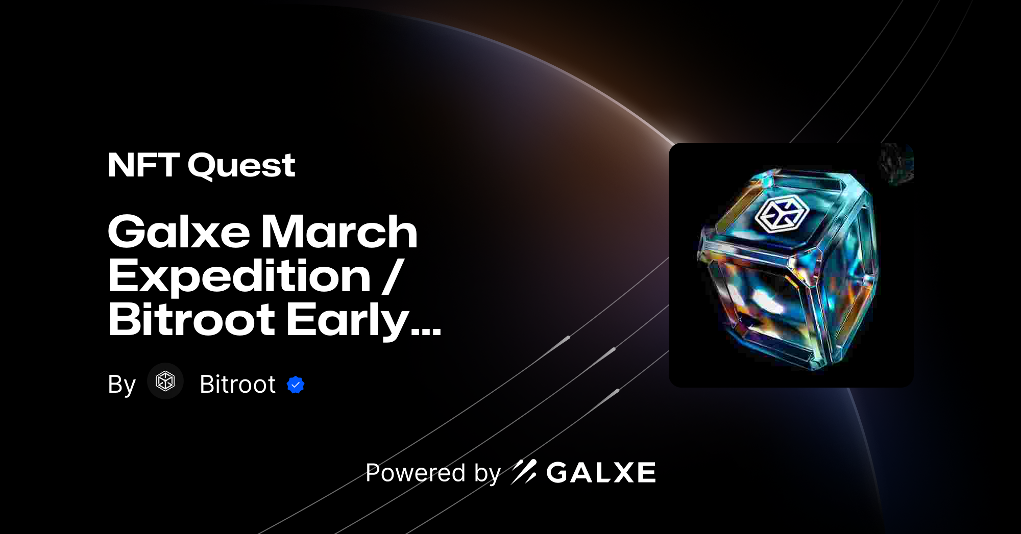 Galxe March Expedition / Bitroot Early Followers NFT🚀 by Bitroot | Galxe Quest