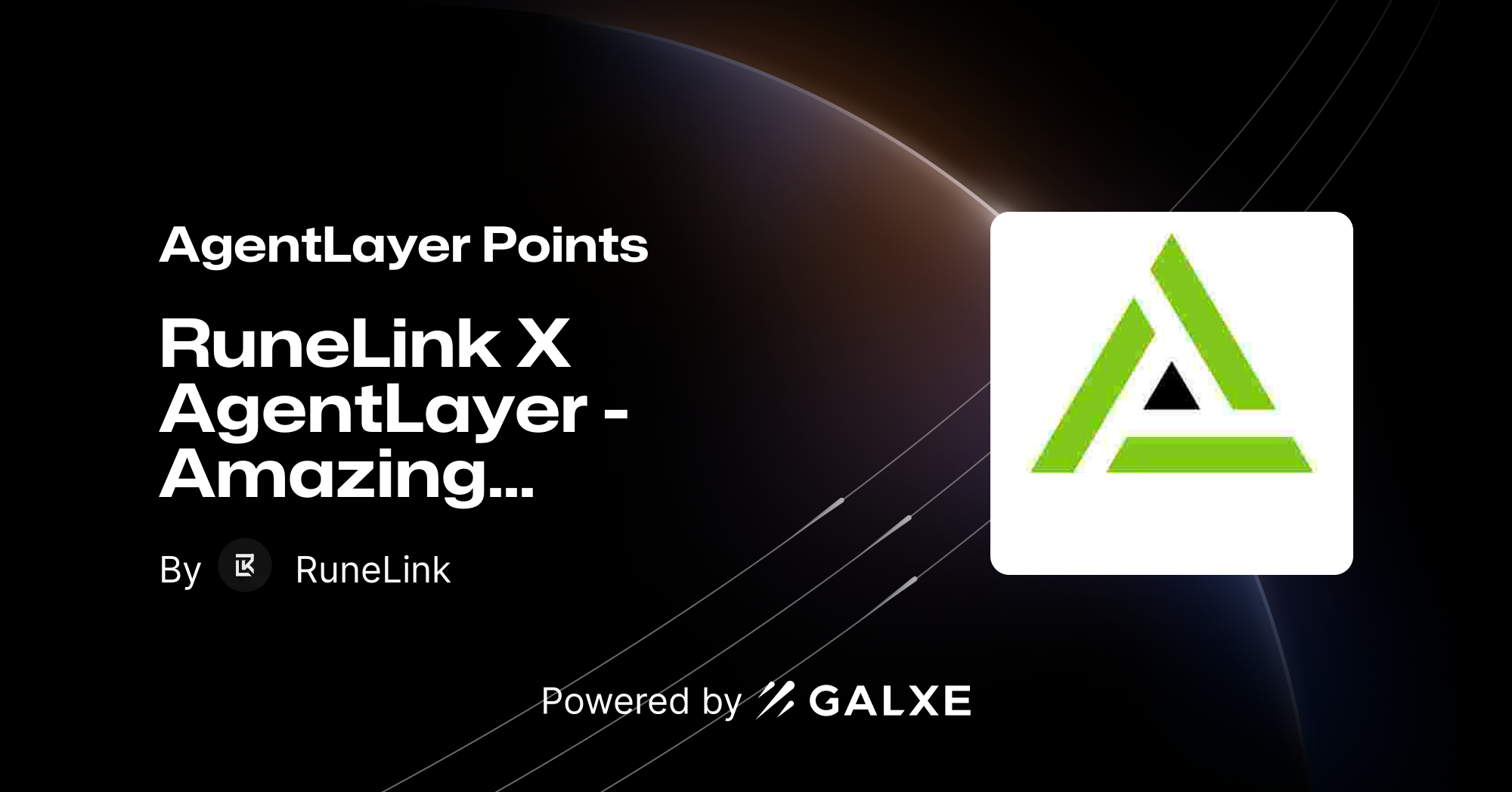RuneLink X AgentLayer - Amazing Giveaway for Great Partners - Airdrop Alert by RuneLink | Galxe ...