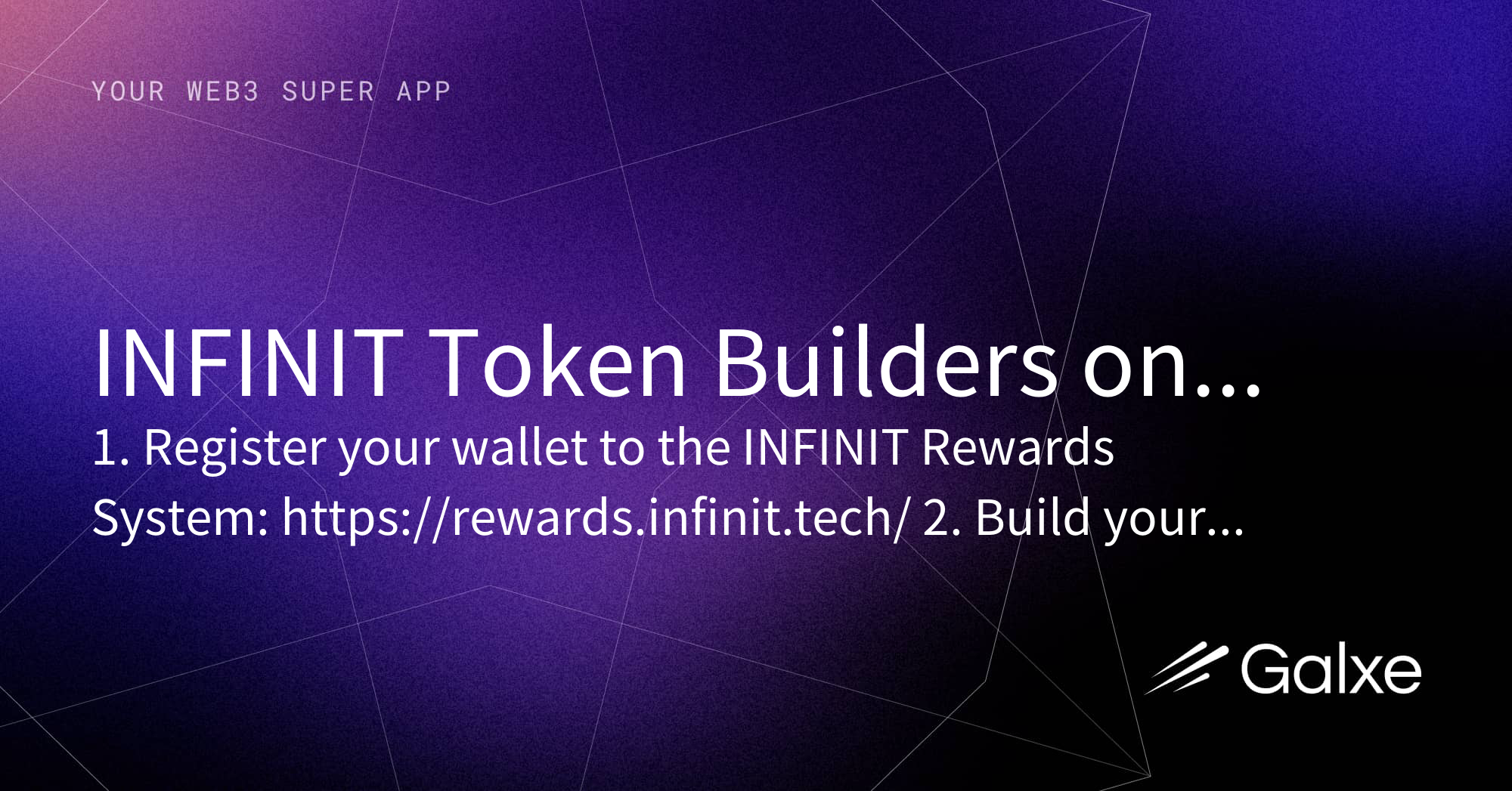INFINIT Token Builders on Mantle Credential | Galxe