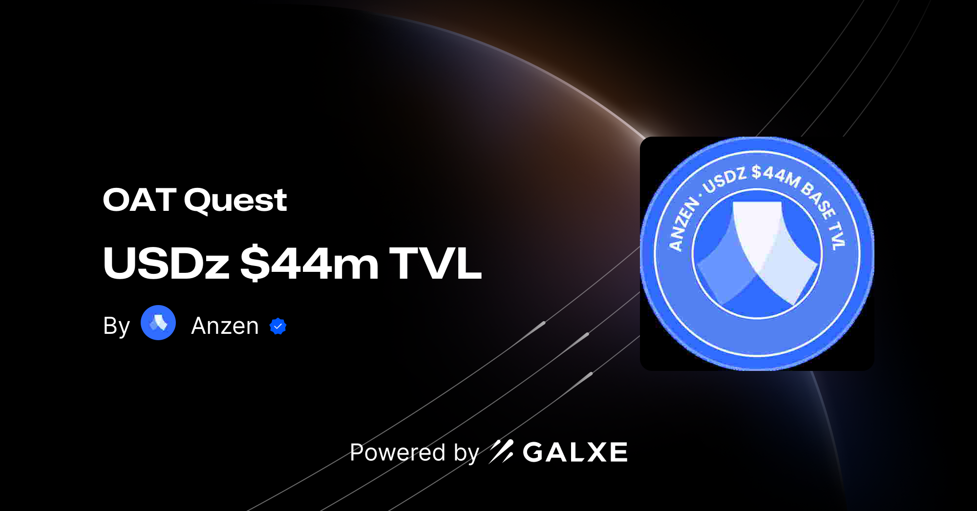 USDz $44m TVL by Anzen | Galxe Quest