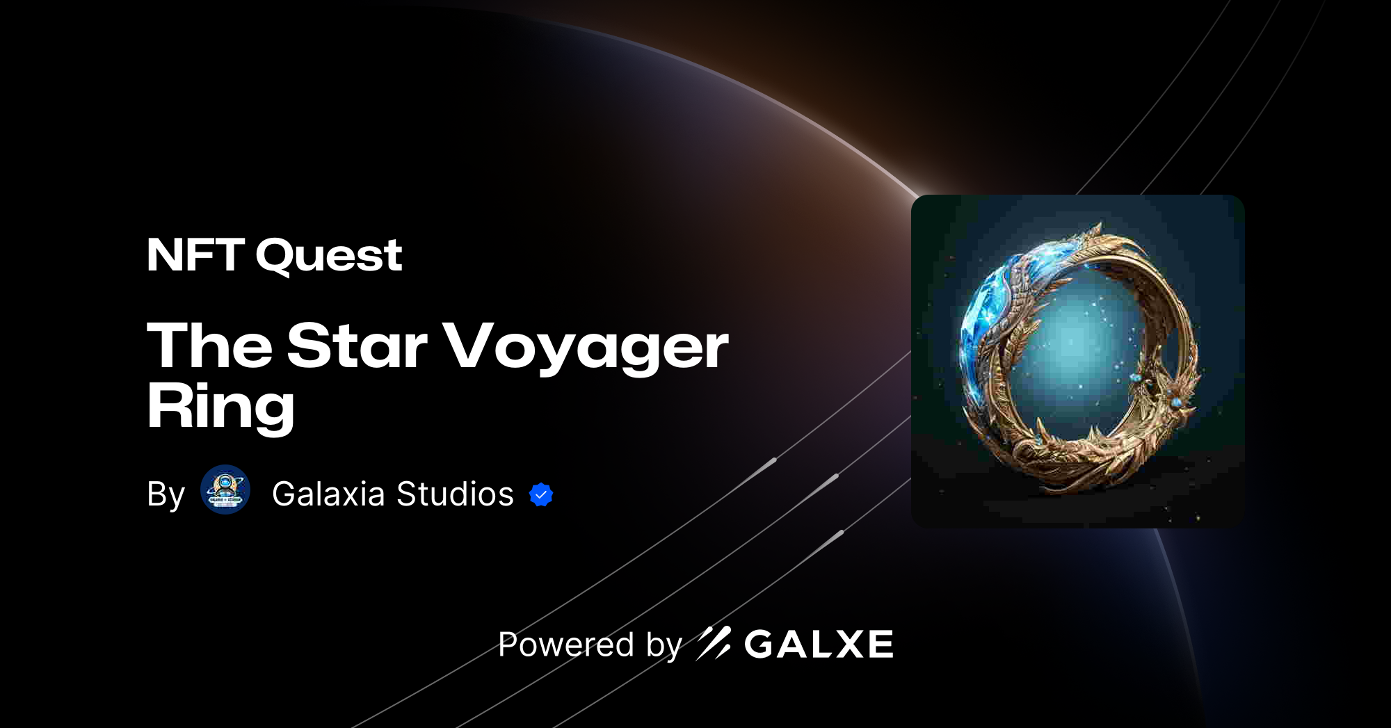 The Star Voyager Ring by Galaxia Studios | Galxe Quest
