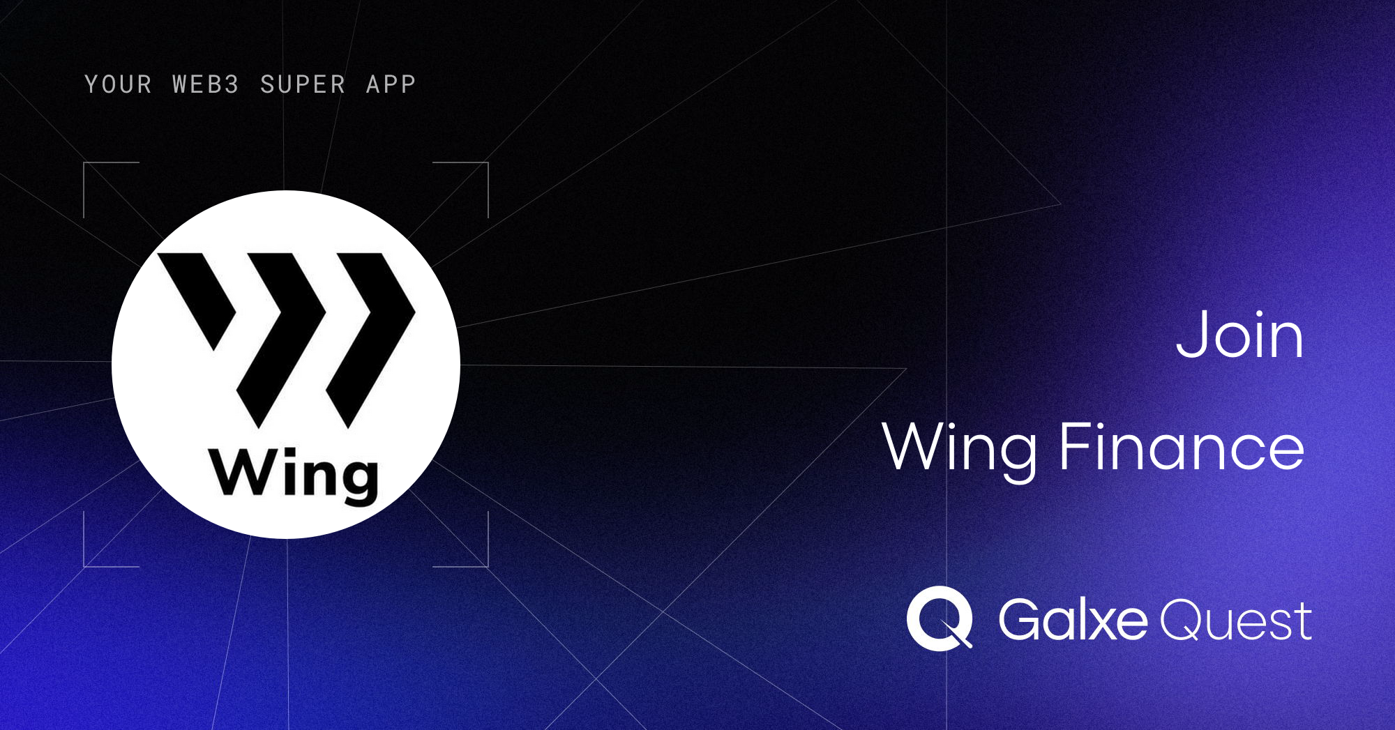 Join Wing Finance on Galxe Quest