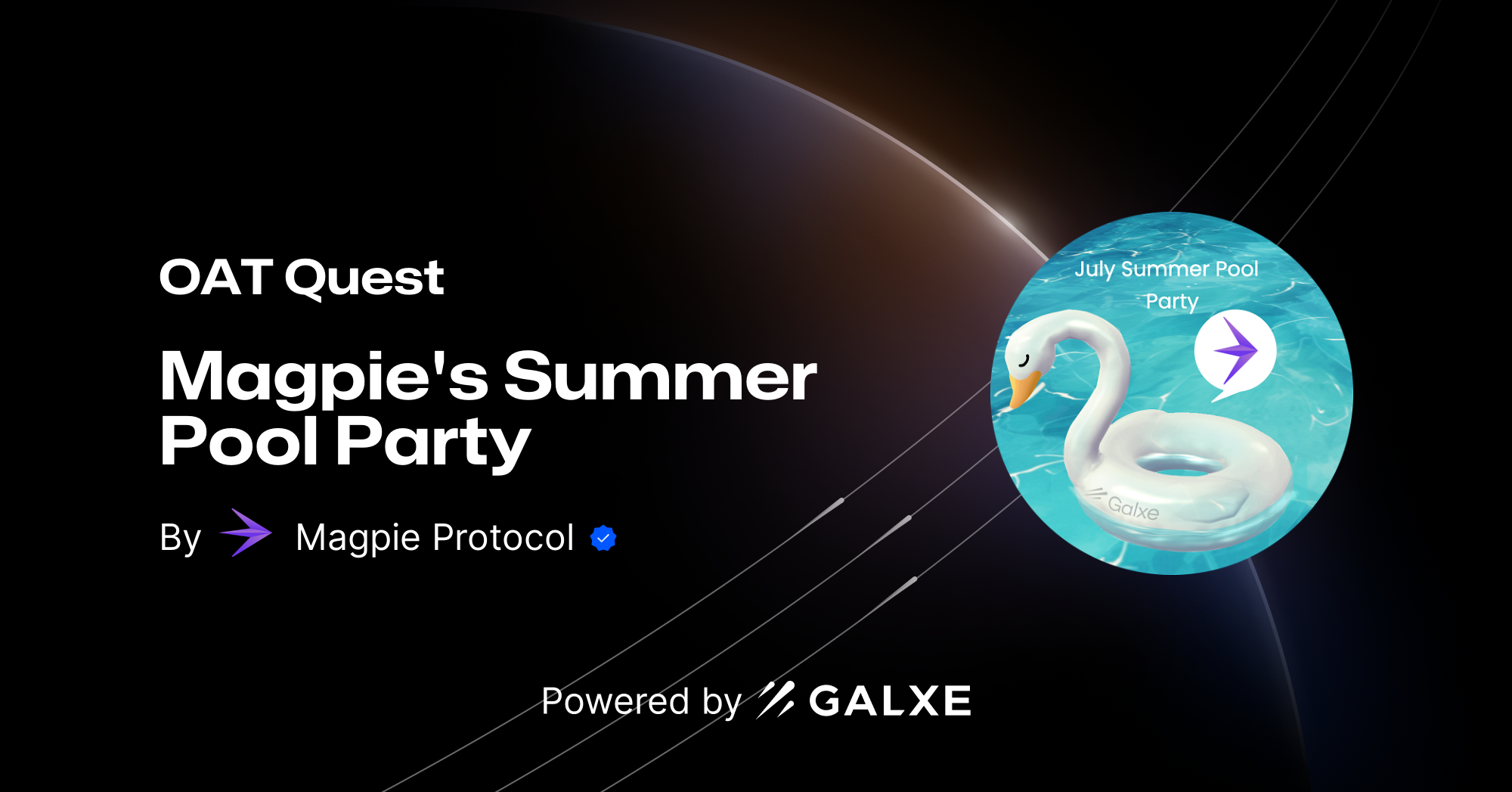Magpie's Summer Pool Party by Magpie Protocol | Galxe Quest