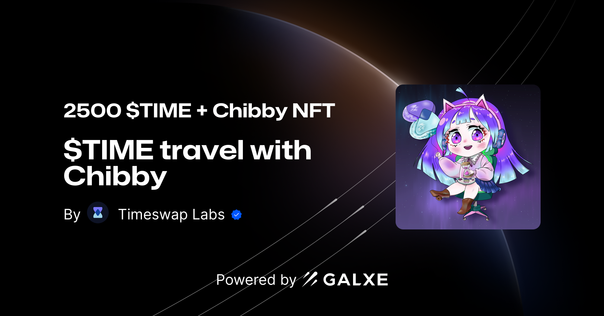 $TIME travel with Chibby by Timeswap Labs | Galxe Quest