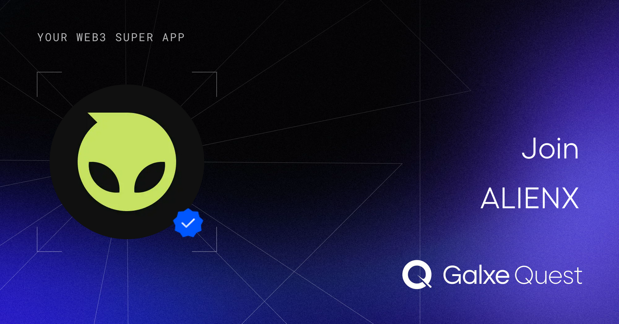Join ALIENX on Galxe Quest