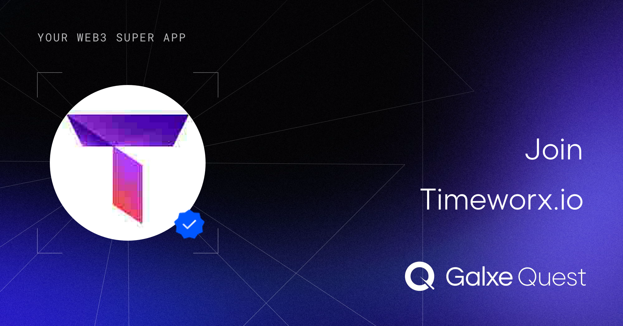Join Timeworx.io on Galxe Quest