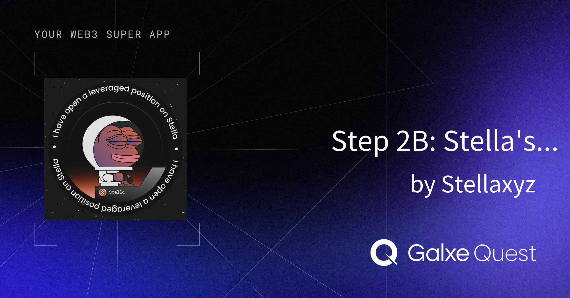 Step 2B: Stella's Leveragoor NFT by Stellaxyz | Galxe Quest