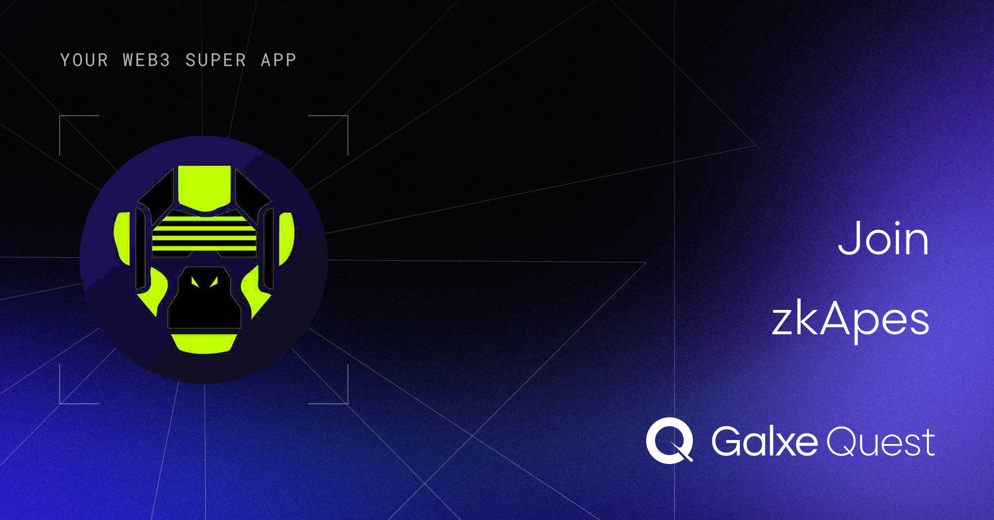 Join zkApes on Galxe Quest