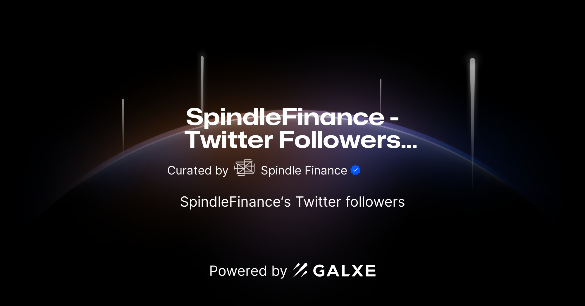 SpindleFinance - X Followers Credential | Galxe