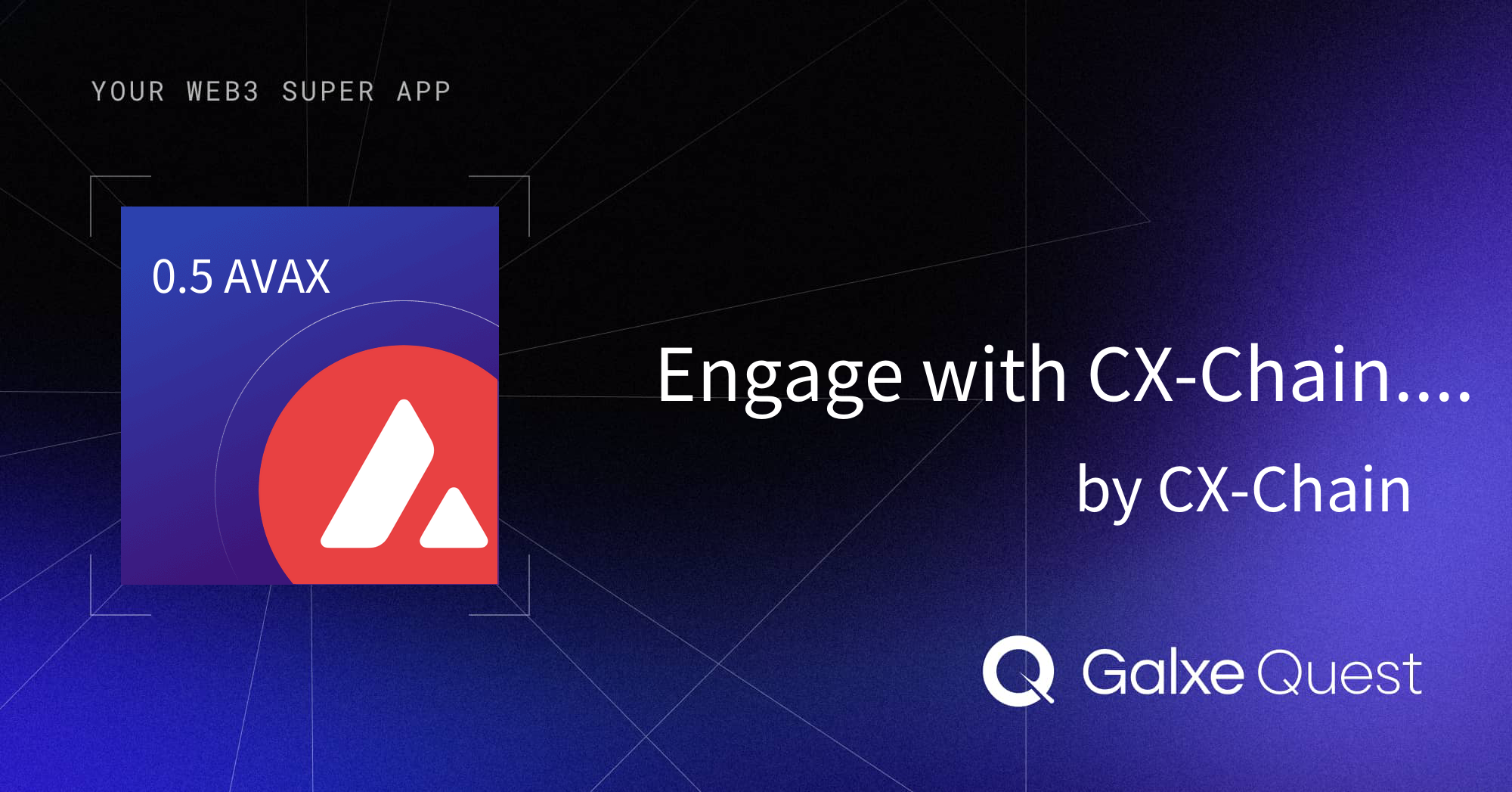 Engage with CX-Chain. Participate in Giveaway on X by CX-Chain | Galxe ...