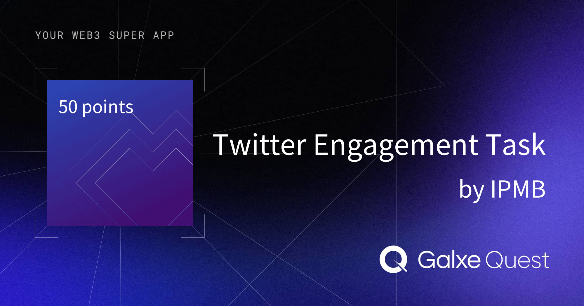 Twitter Engagement Task by IPMB | Galxe Quest