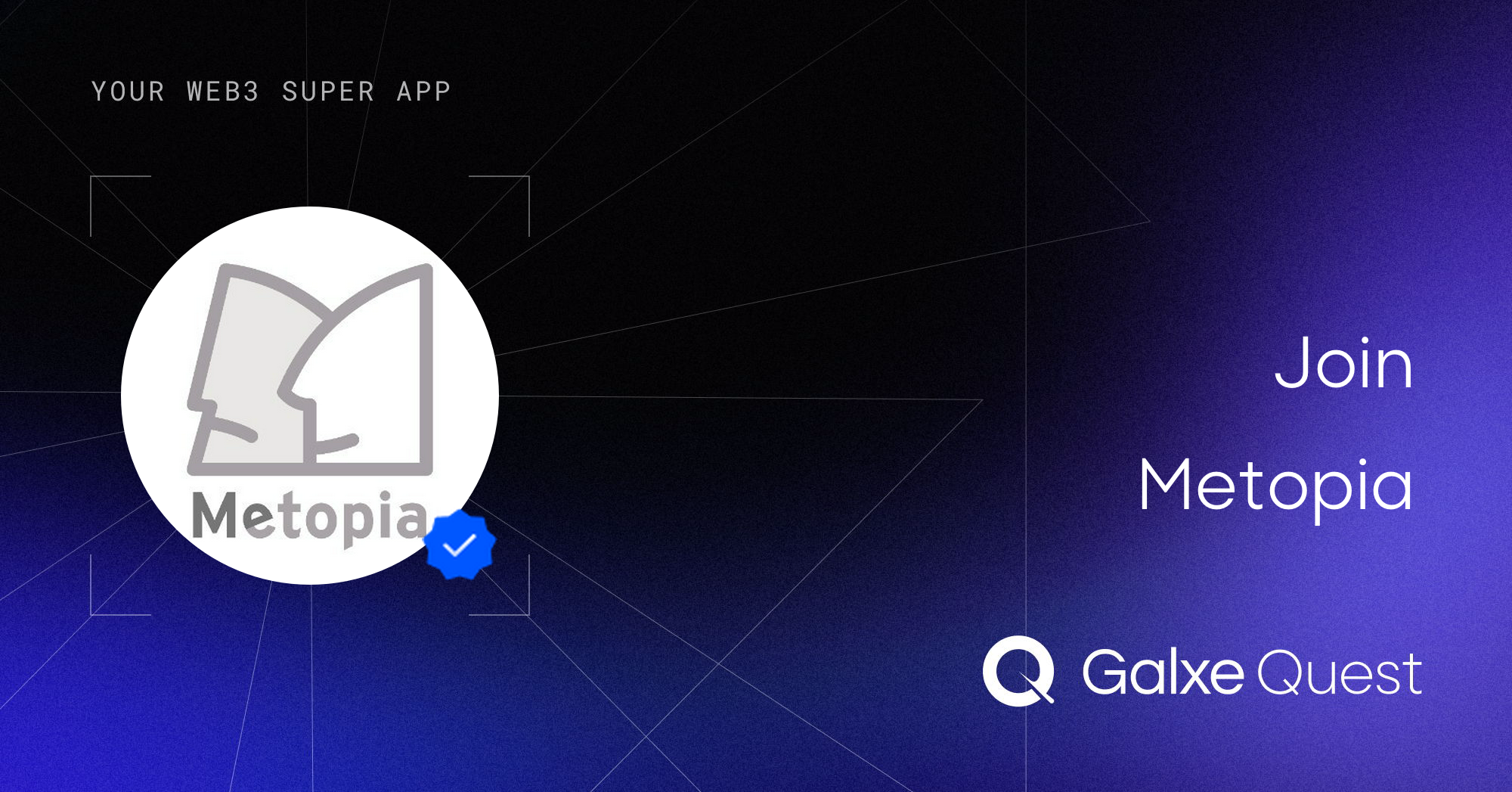 Join Metopia on Galxe Quest