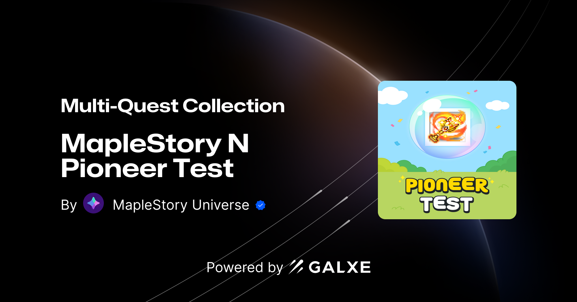 MapleStory N Pioneer Test by MapleStory Universe | Galxe Quest