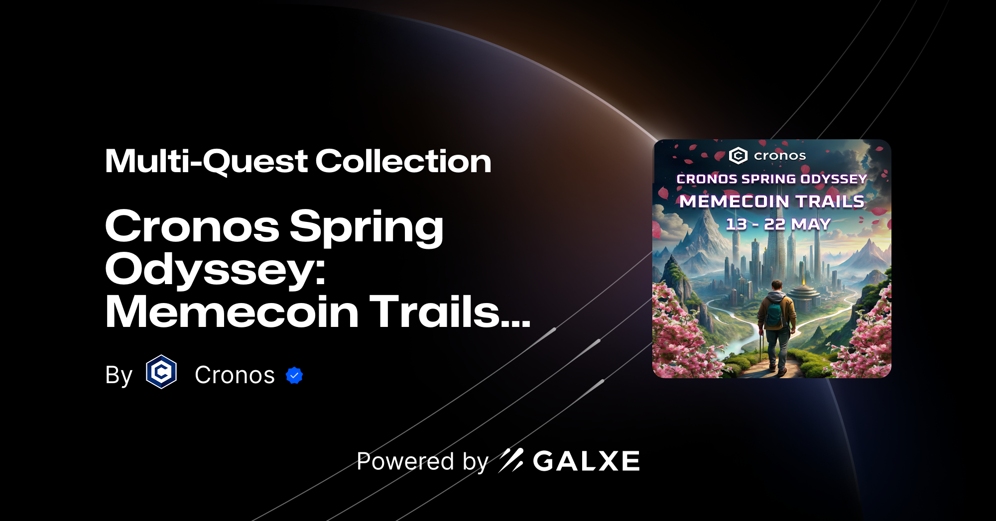 Cronos Spring Odyssey: Memecoin Trails by Cronos | Galxe Quest