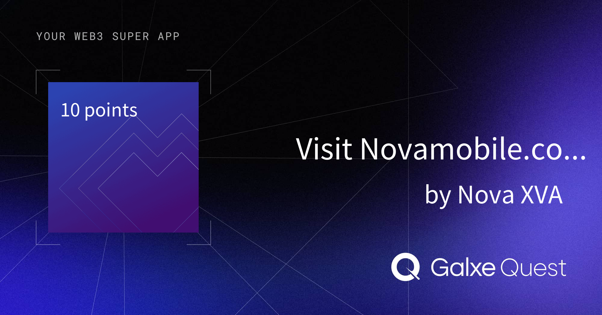 Visit Novamobile.co website by Nova XVA | Galxe Quest