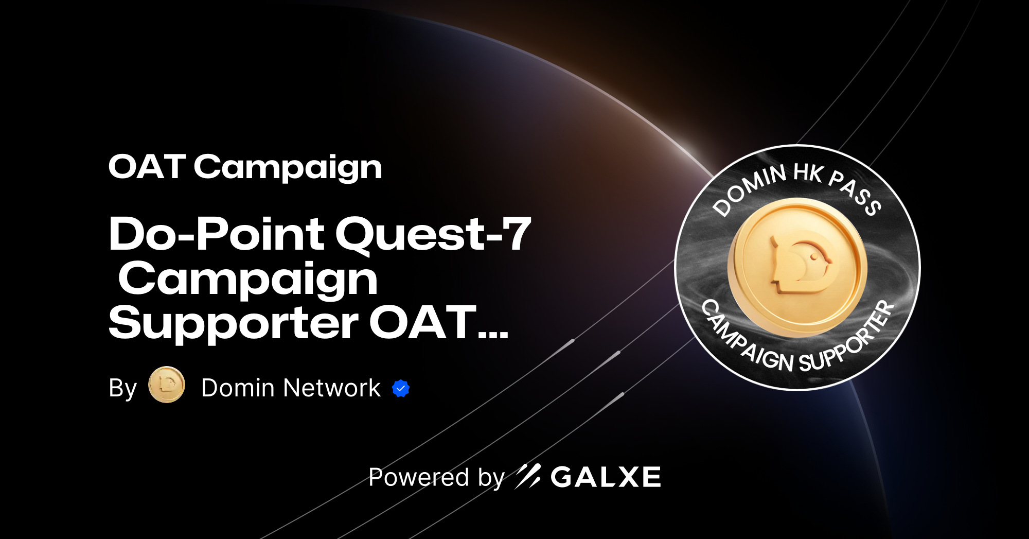 Do-Point Quest-7 🚀 Campaign Supporter OAT by Domin Network | Galxe Quest