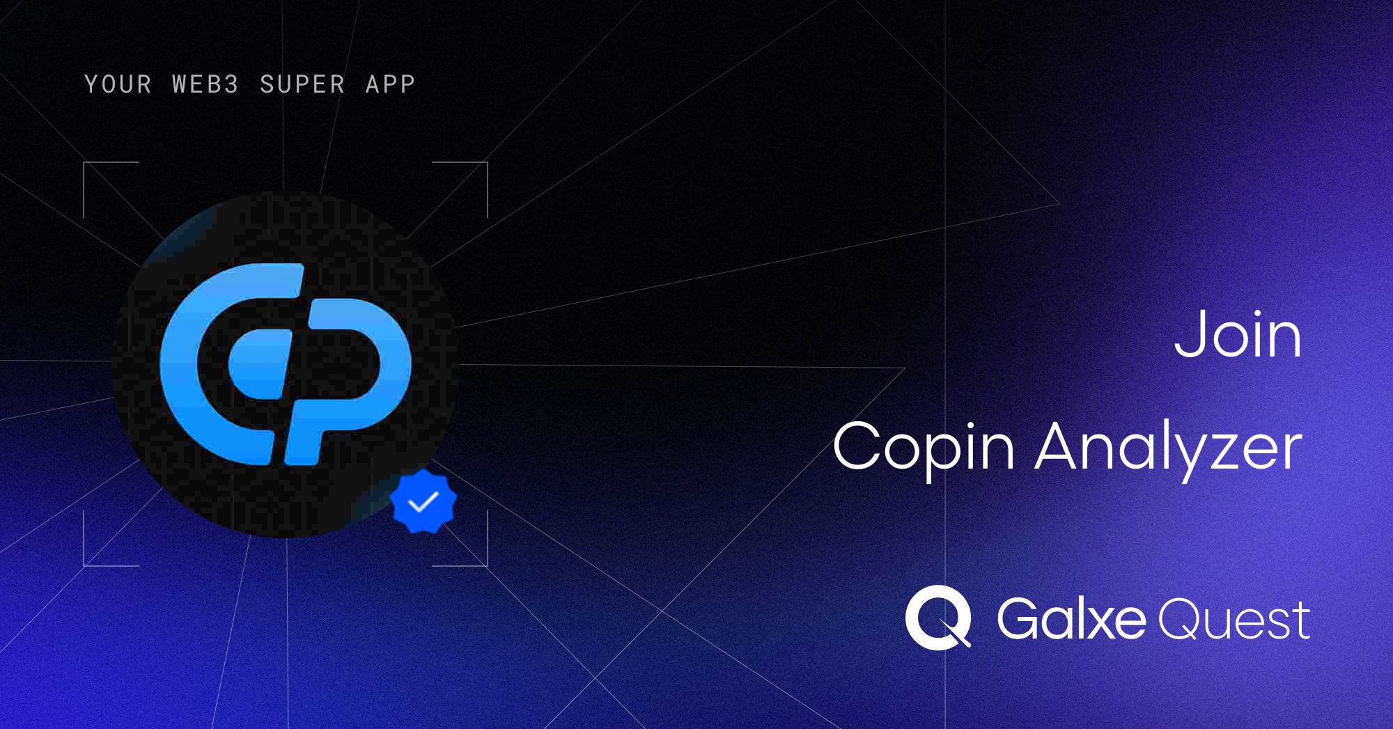 Join Copin Analyzer on Galxe Quest