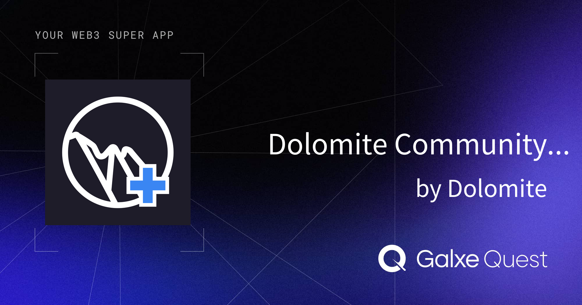 Dolomite Community Town Hall #2 by Dolomite | Galxe Quest