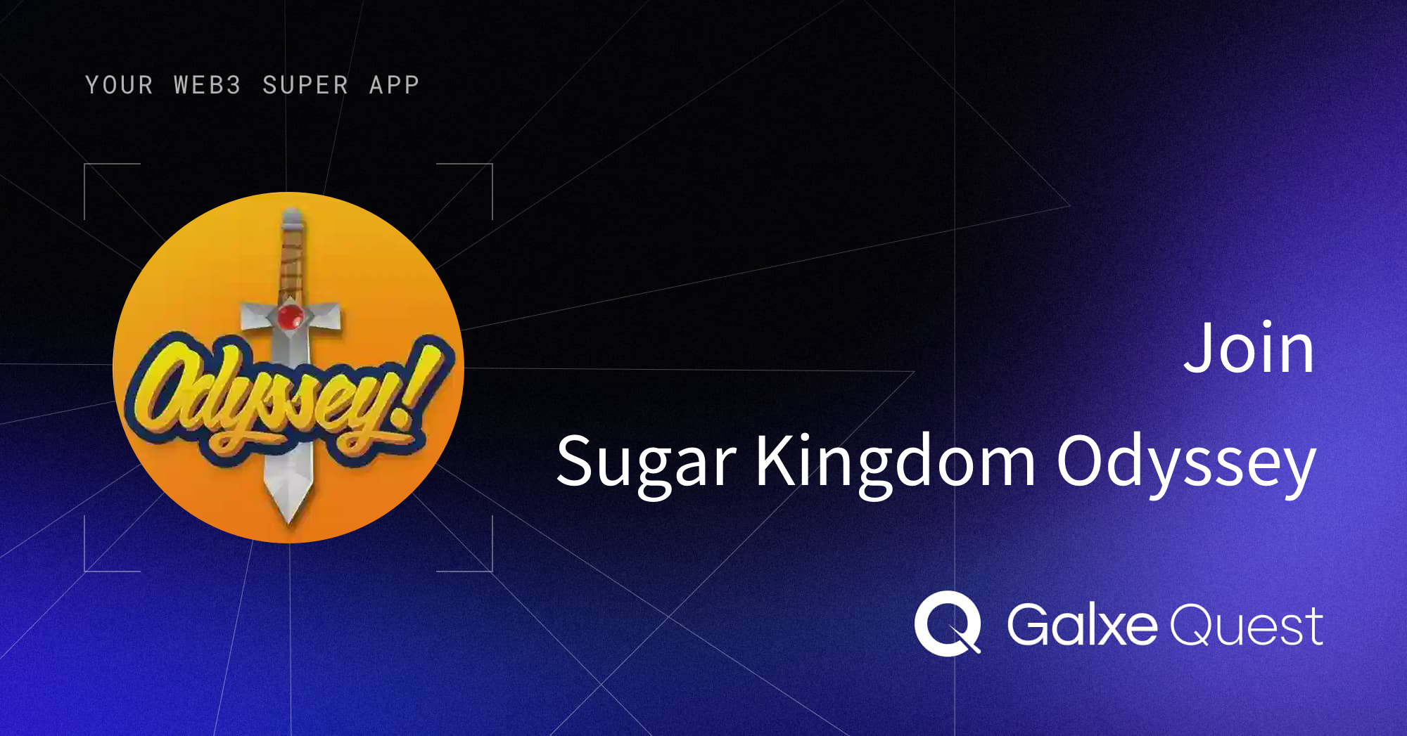 Join Sugar Kingdom Odyssey on Galxe Quest