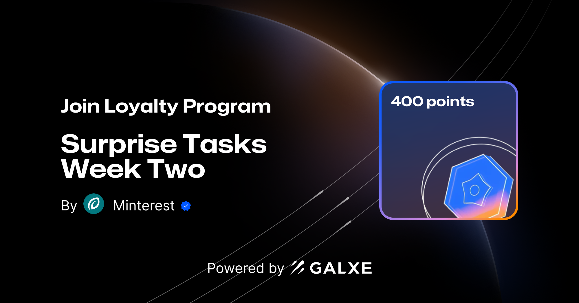 Surprise Tasks Week Two by Minterest | Galxe Quest