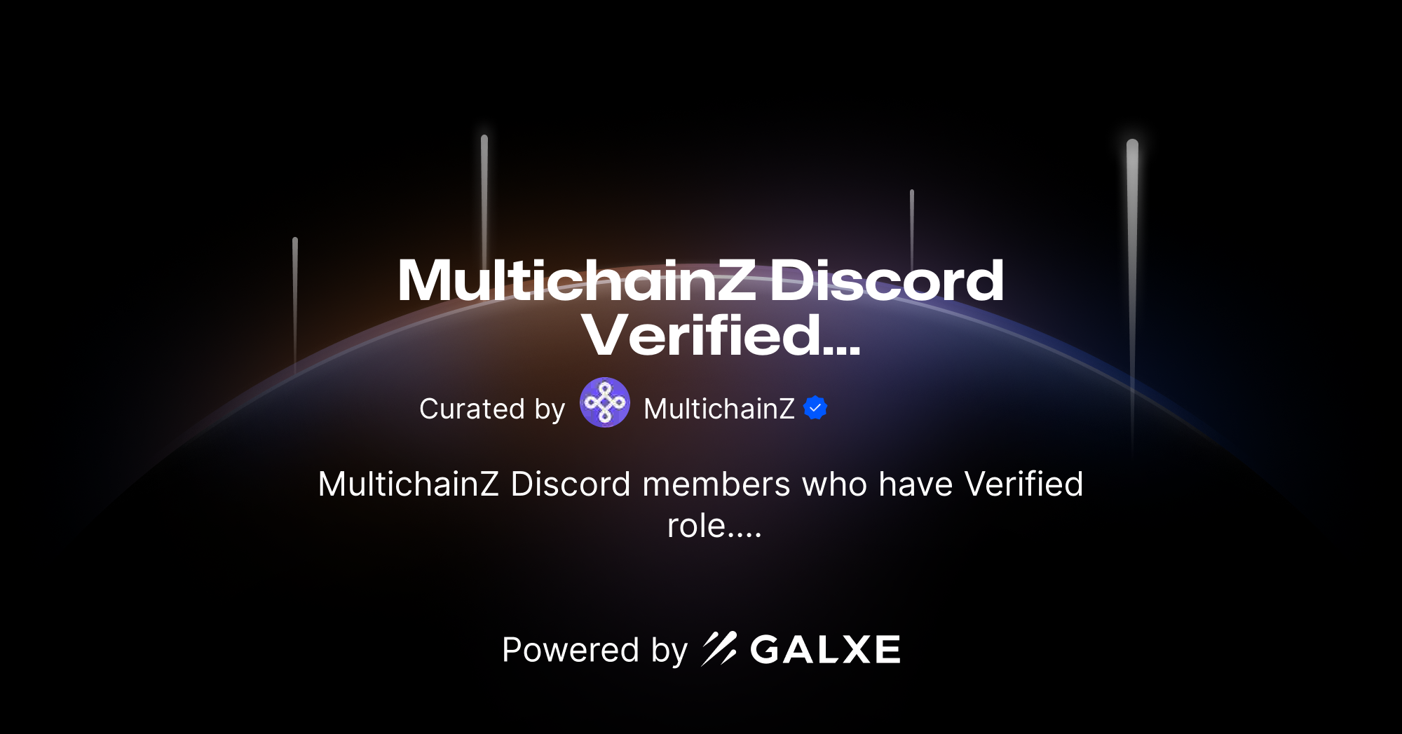 MultichainZ Discord Verified Credential | Galxe