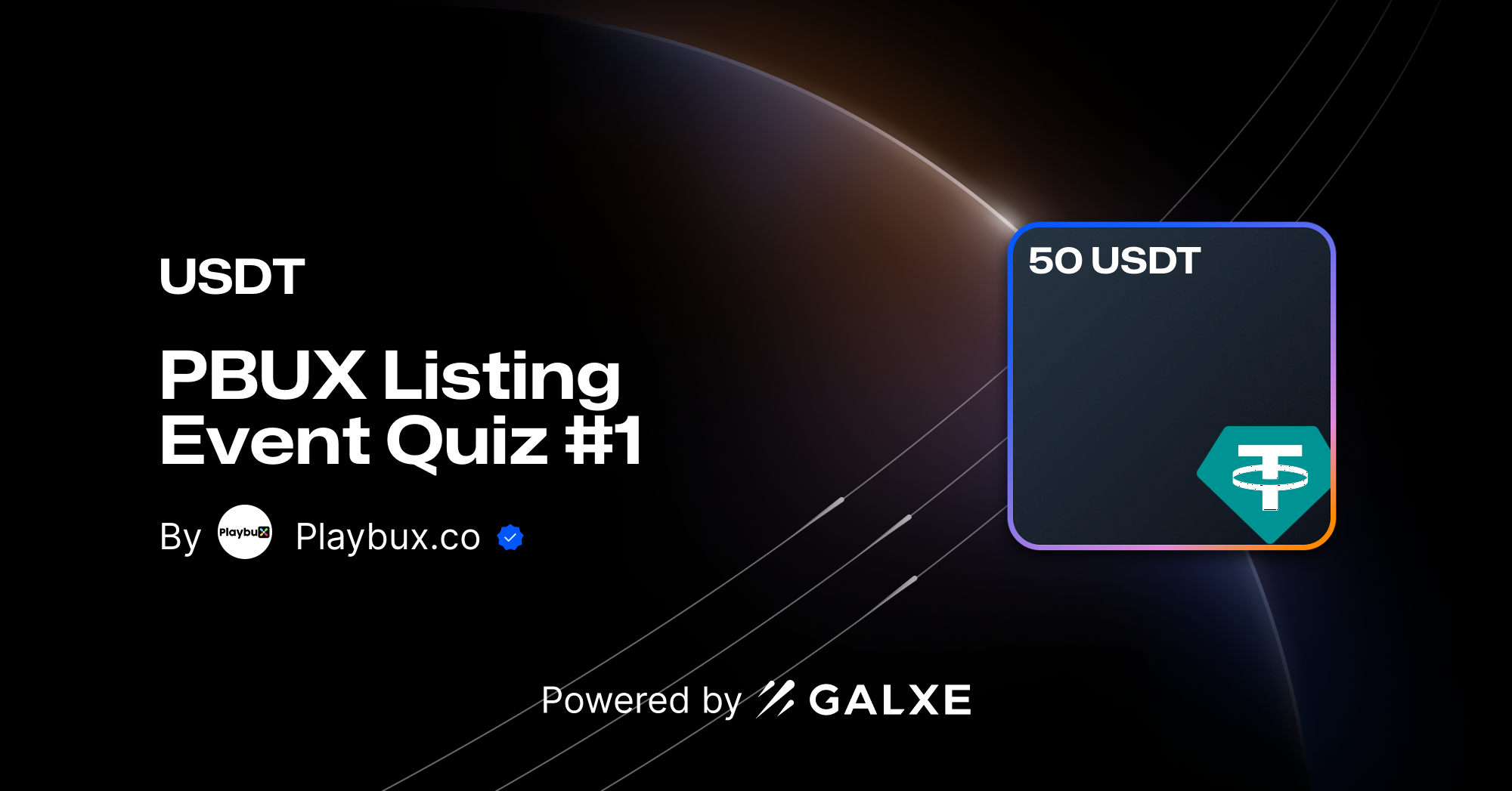 PBUX Listing Event Quiz #1 by Playbux.co | Galxe Quest