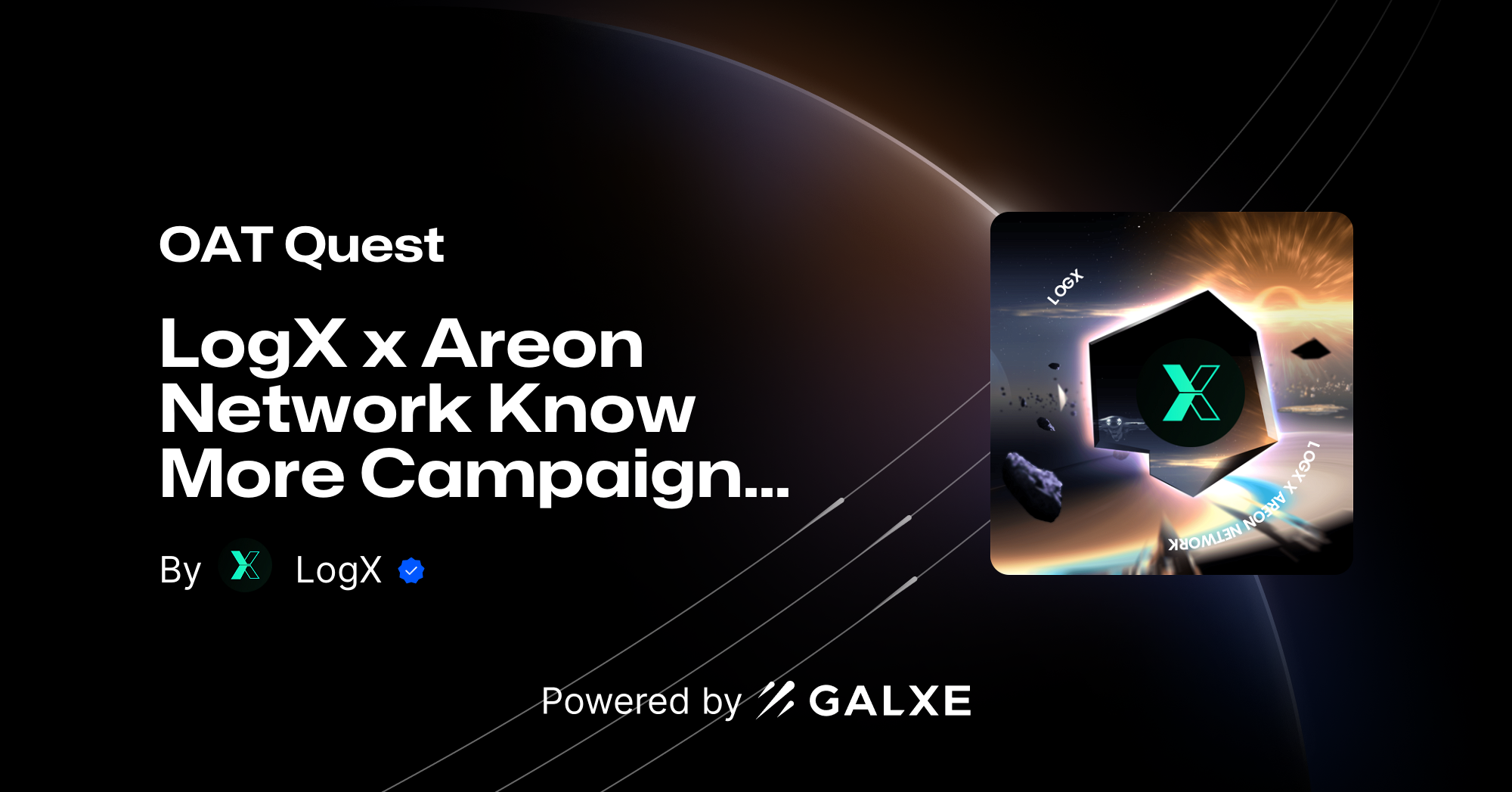 LogX x Areon Network Know More Campaign by LogX | Galxe Quest